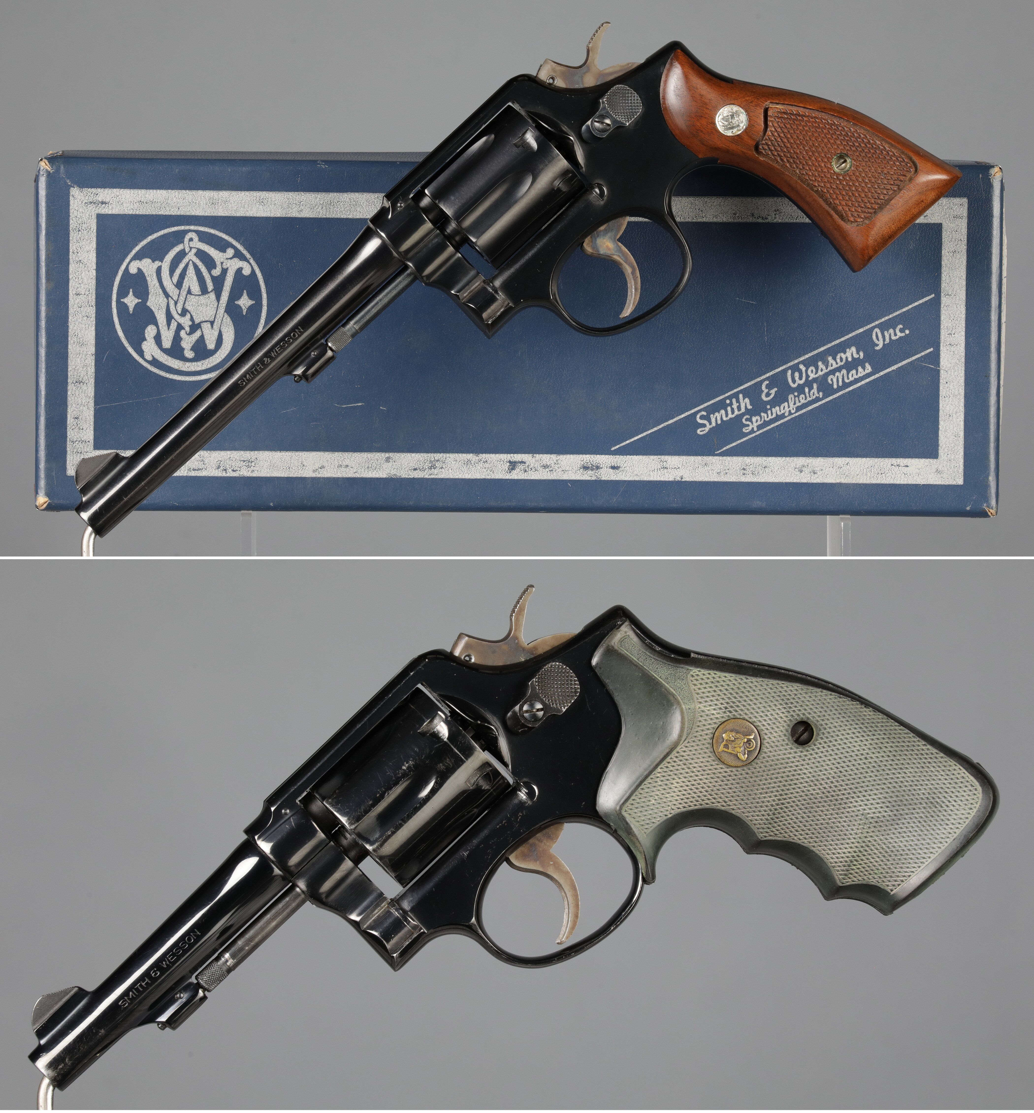 Two Smith & Wesson Model 10-5 Double Action Revolvers | Rock Island Auction