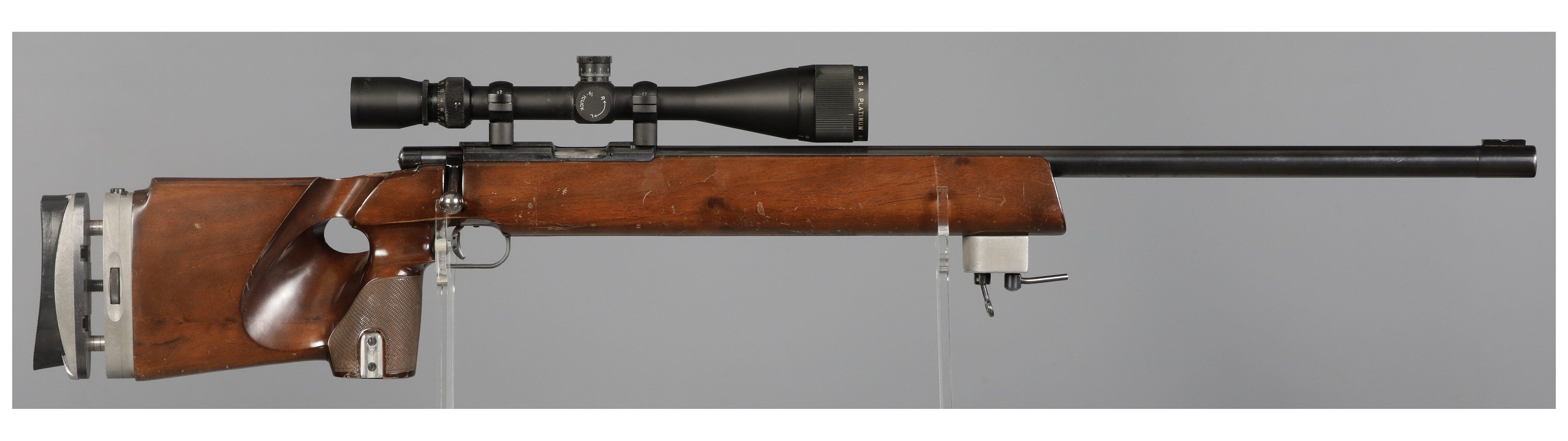 West German Anschutz Match 54 Bolt Action Rifle with Scope | Rock ...