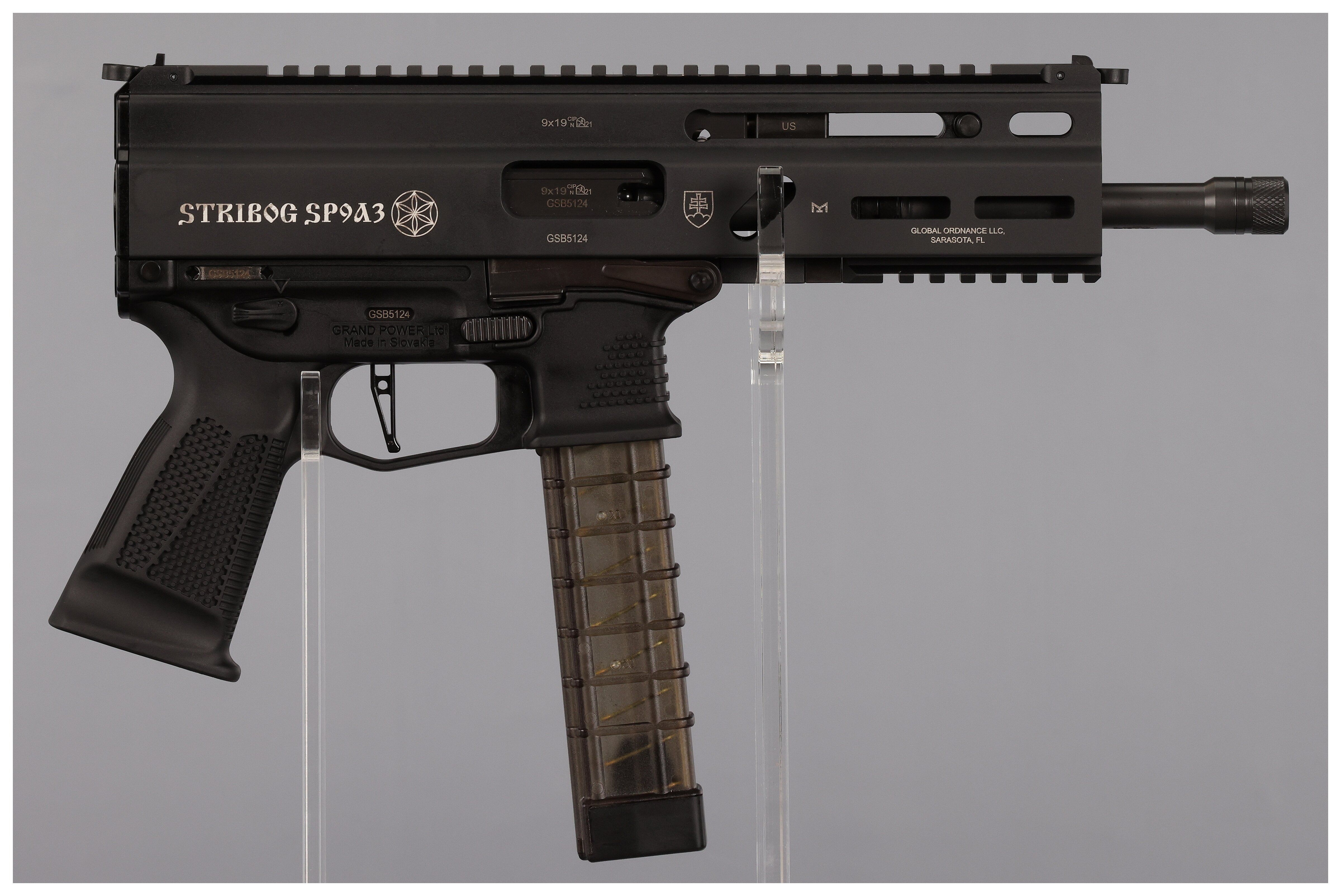 Grand Power Stribog SP9A3 Semi-Automatic Pistol with Case | Rock Island ...