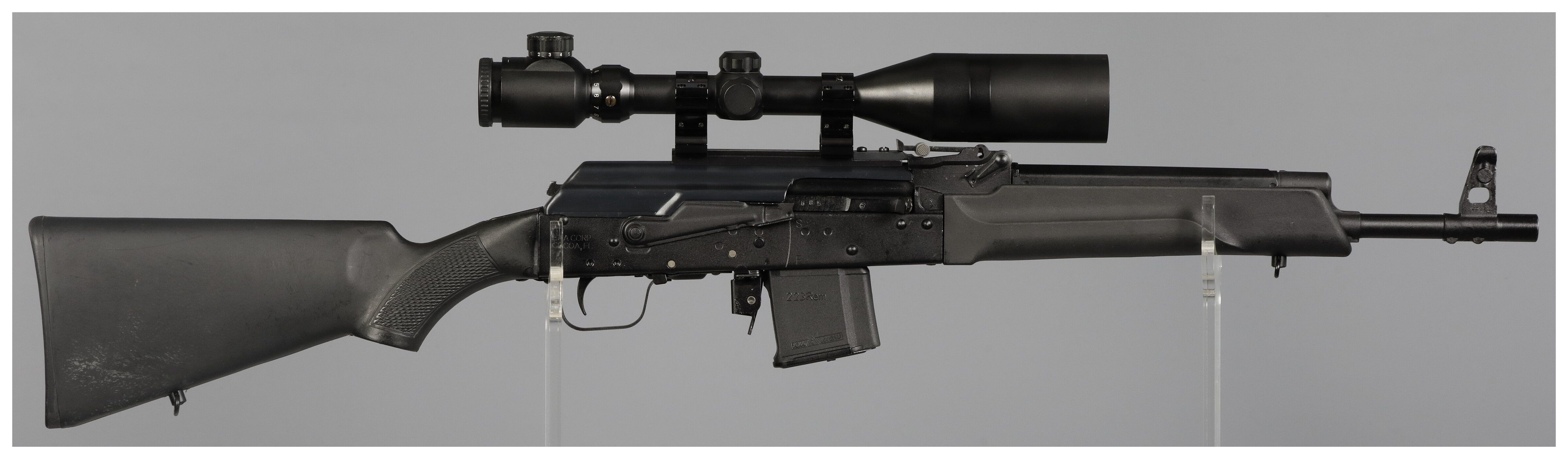 Russian Izhmash Saiga Semi-Automatic Rifle with Scope | Rock Island Auction