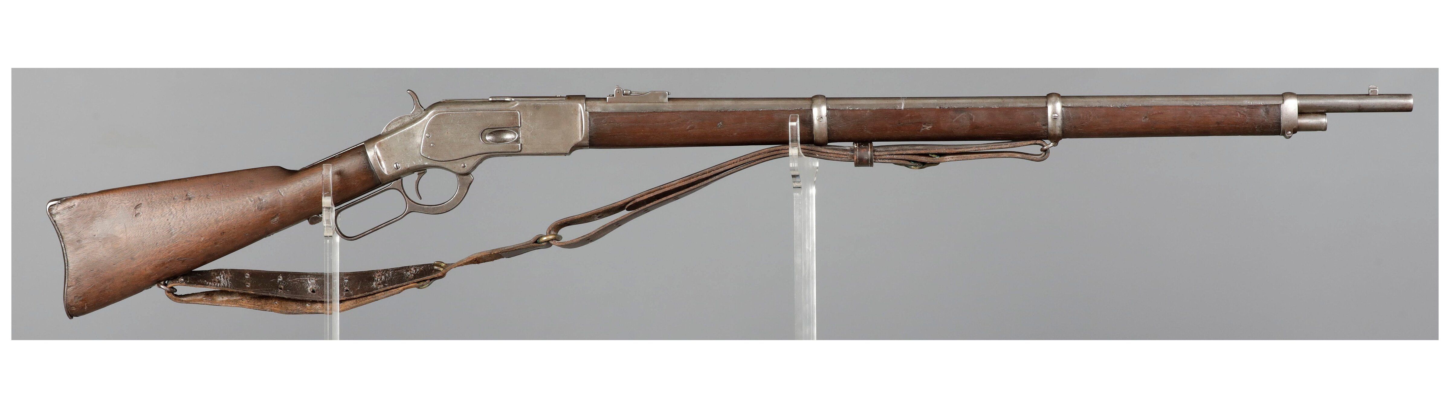 Winchester Model 1873 Lever Action Musket with Factory Letter | Rock ...