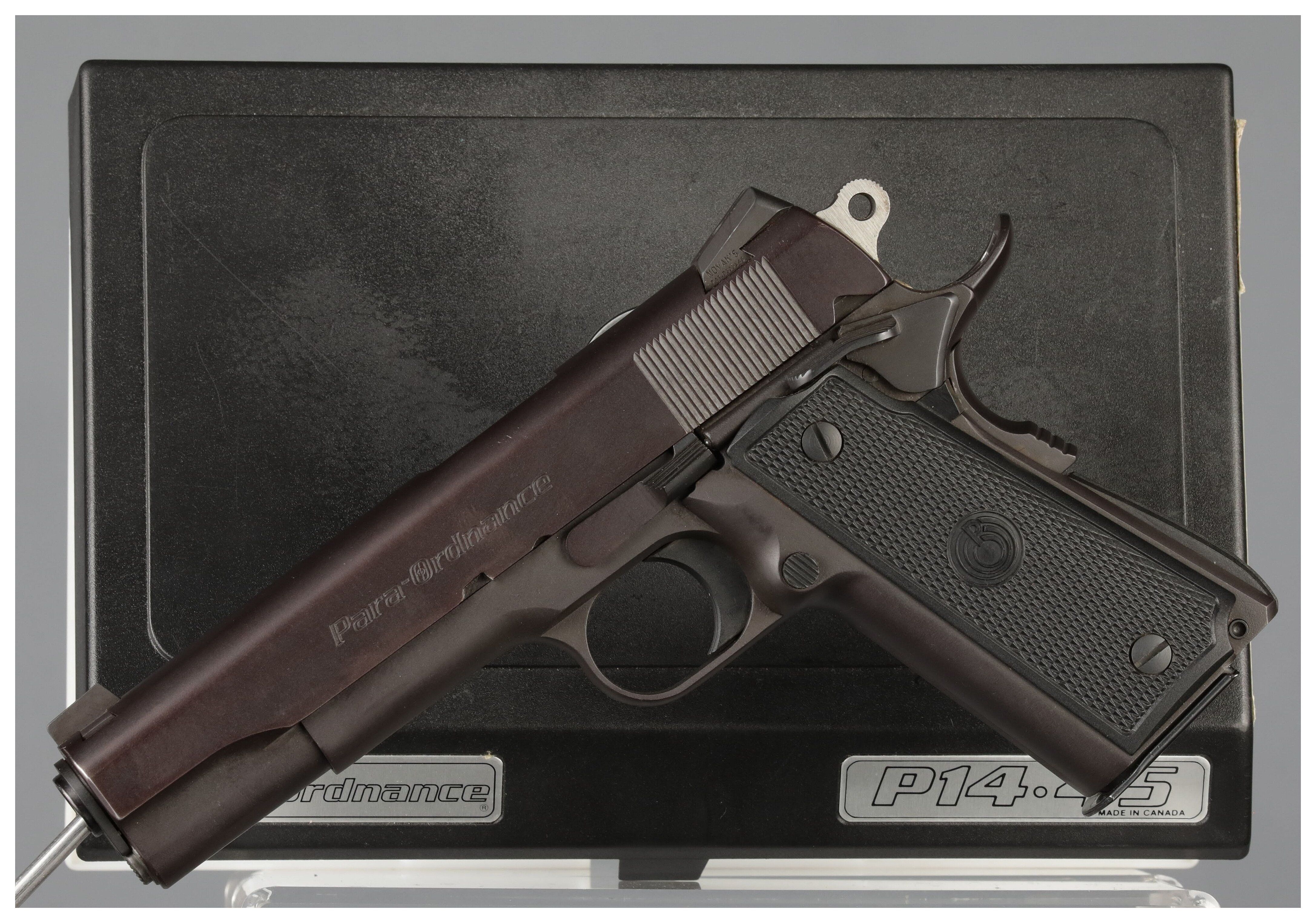 Para-Ordnance P14.45 Semi-Automatic Pistol with Case | Rock Island Auction