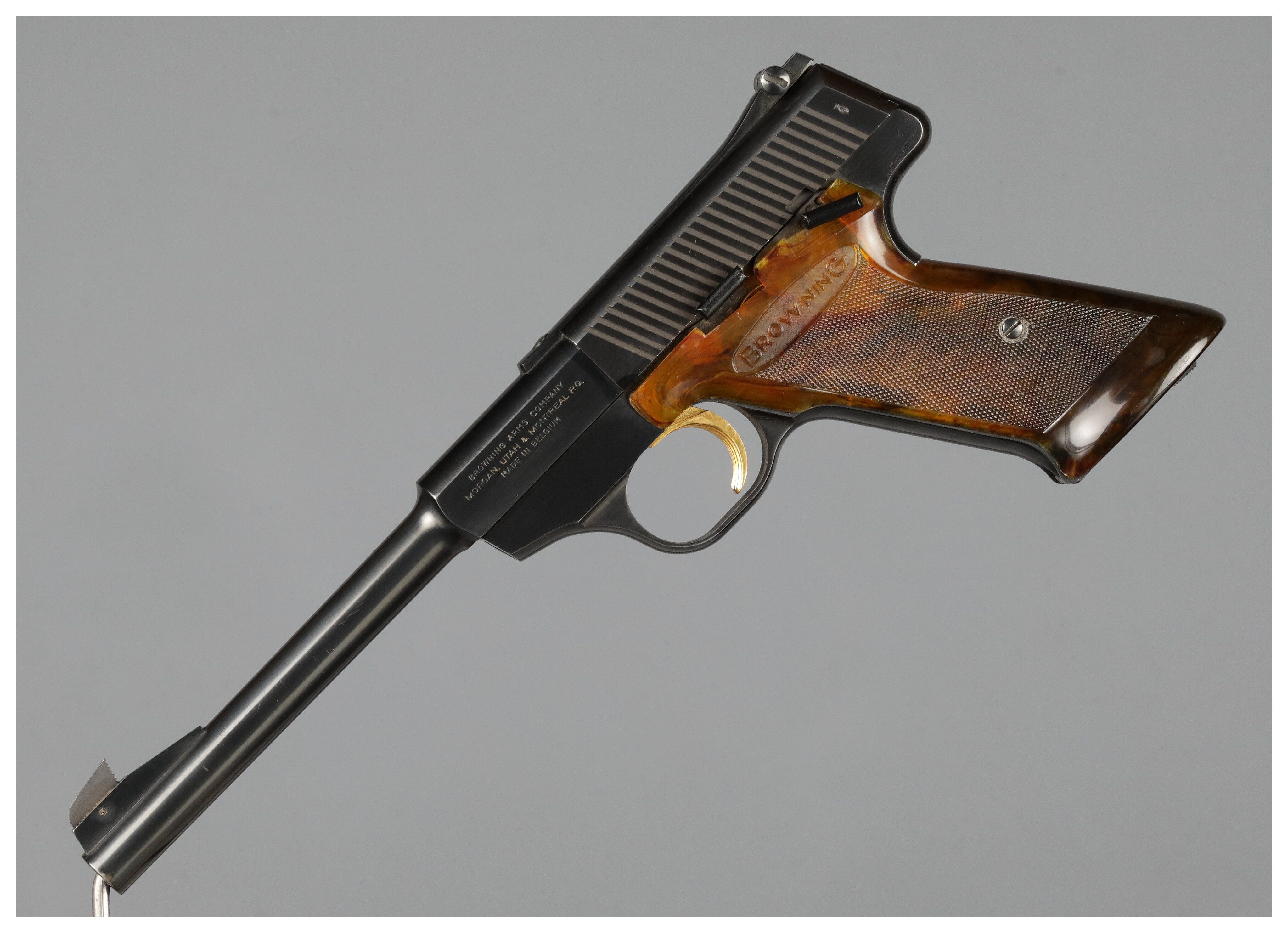 Belgian Browning Challenger Semi-Automatic Pistol | Rock Island Auction