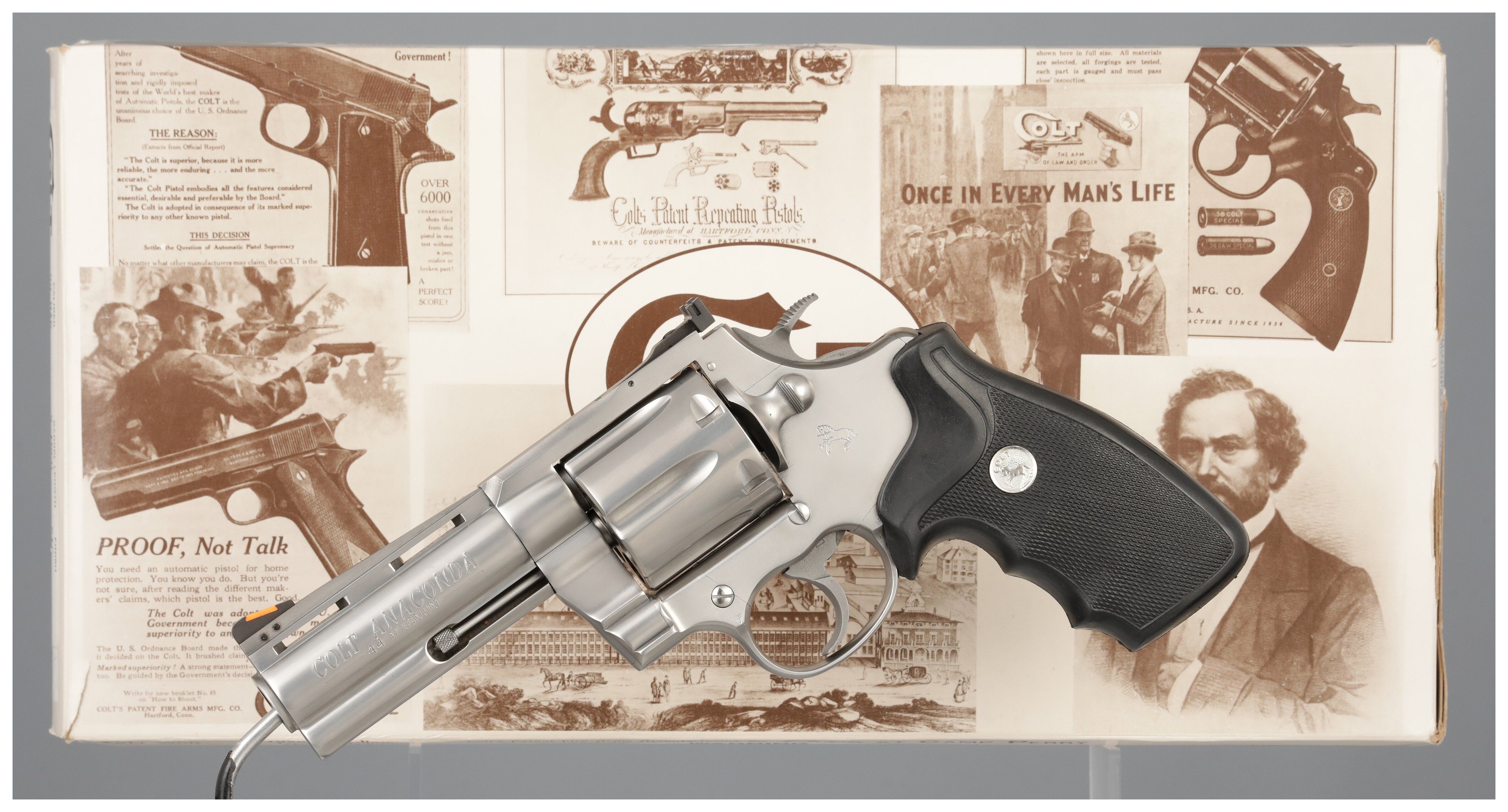 Colt Anaconda Double Action Revolver with Box and Case | Rock Island ...