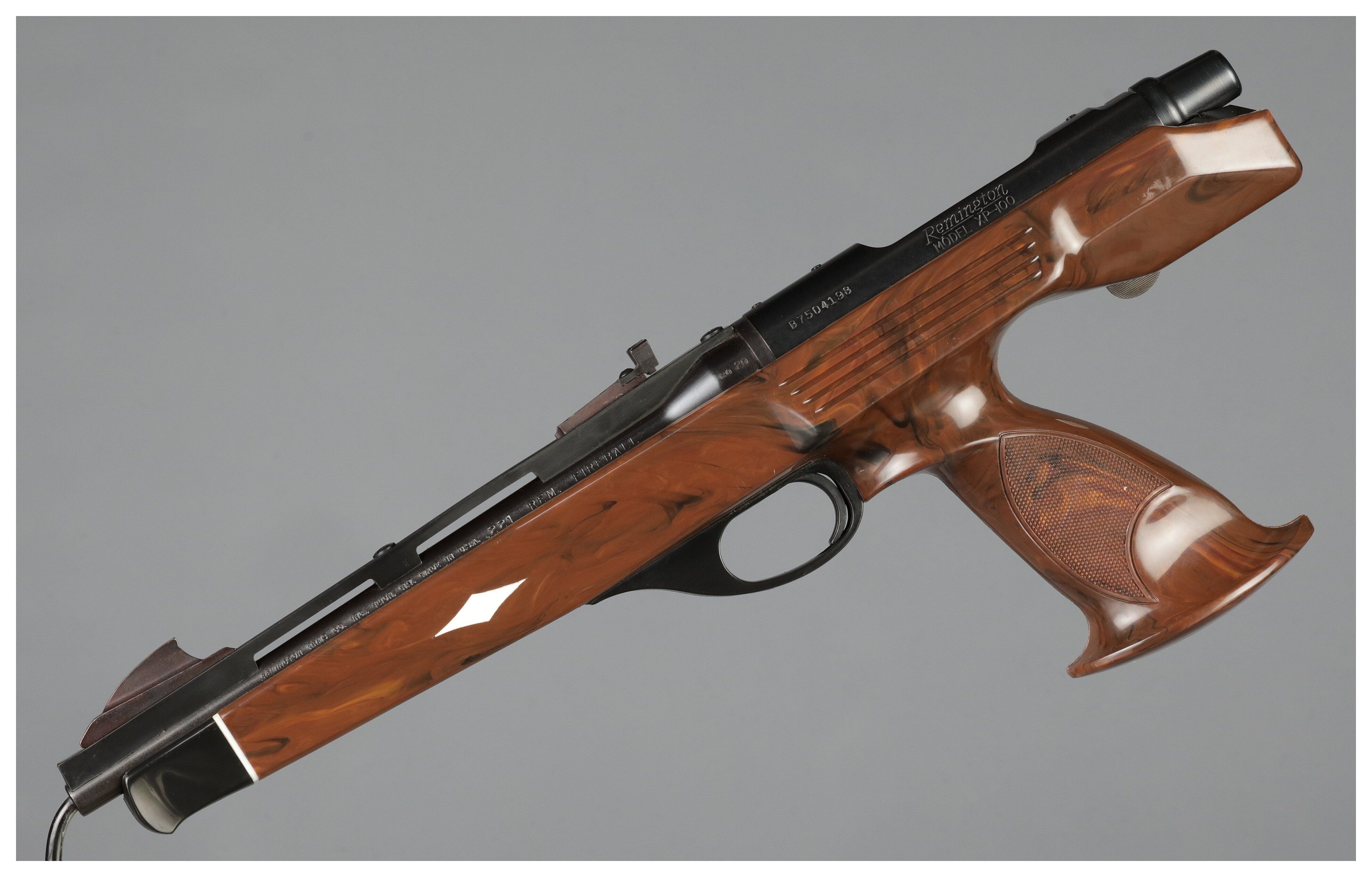 Remington Model XP-100 Single Shot Bolt Action Pistol | Rock Island Auction