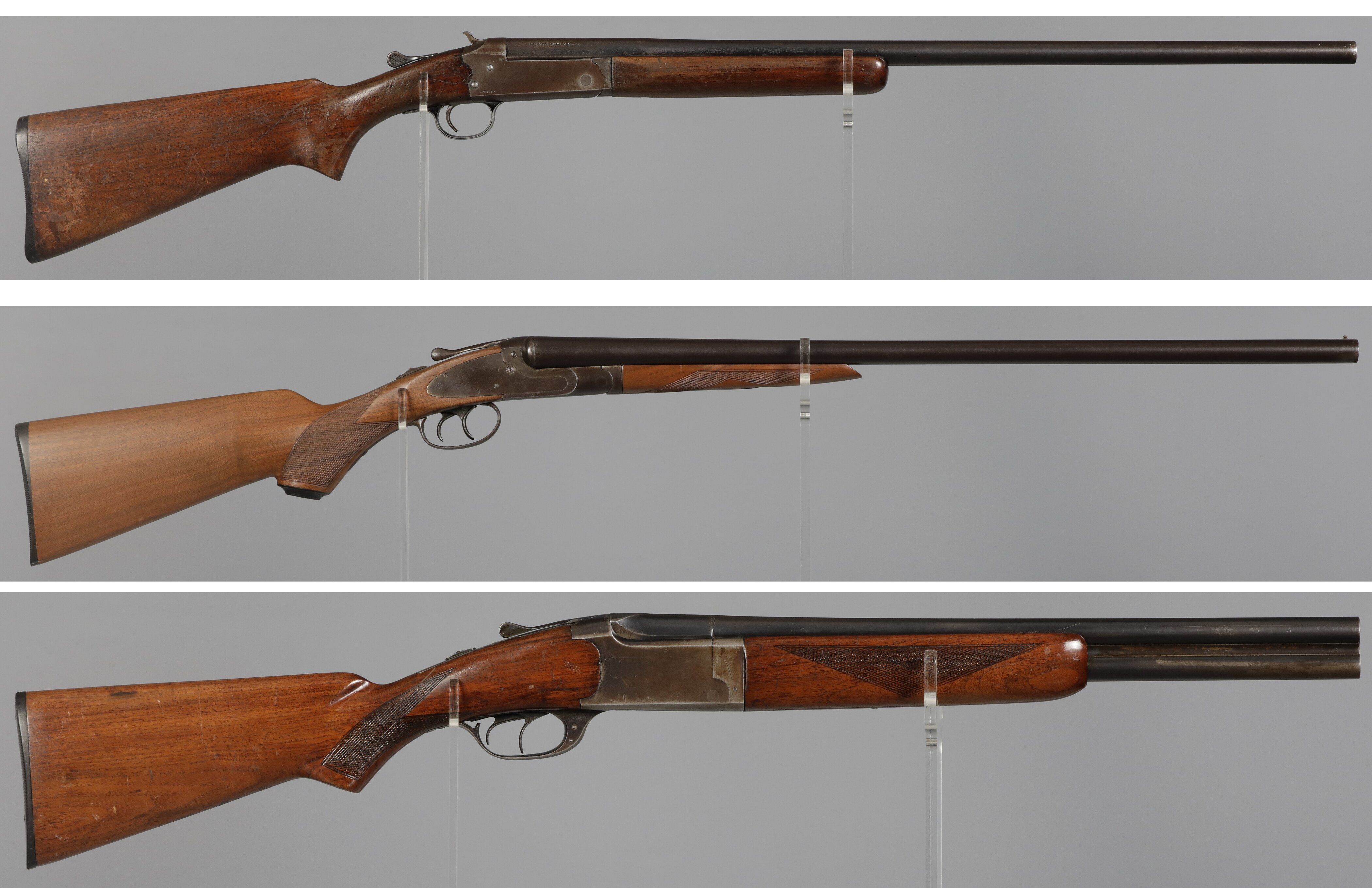 Three American Break Action Shotguns | Rock Island Auction