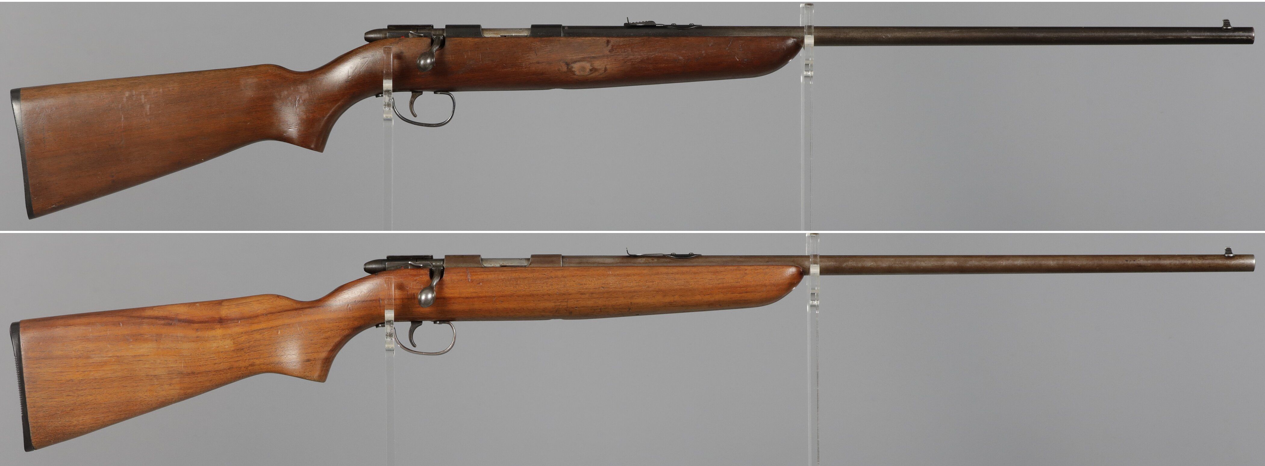 Two Remington Model 510 Targetmaster Single Shot Rifles | Rock Island ...