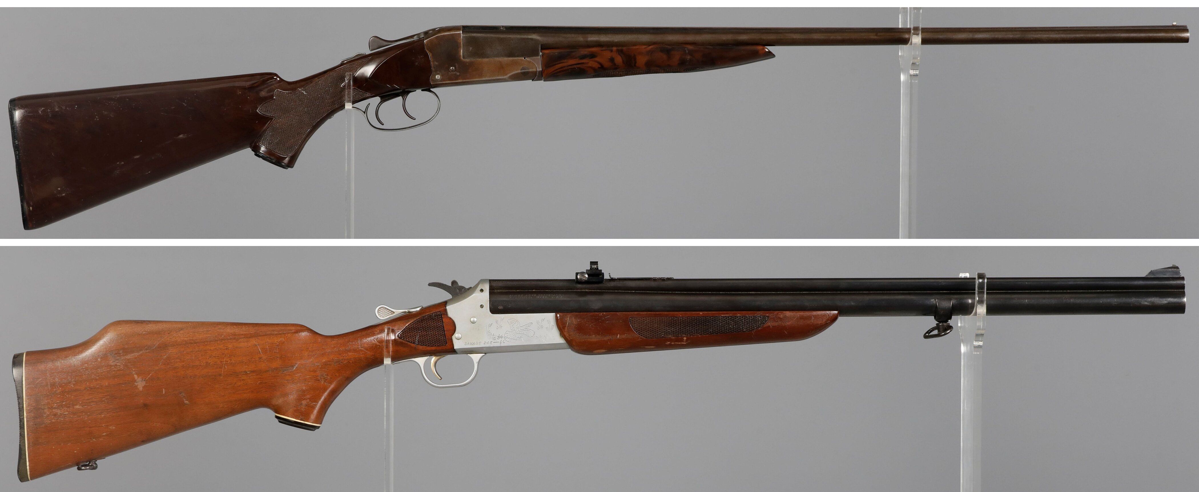Two American Double Barrel Firearms | Rock Island Auction