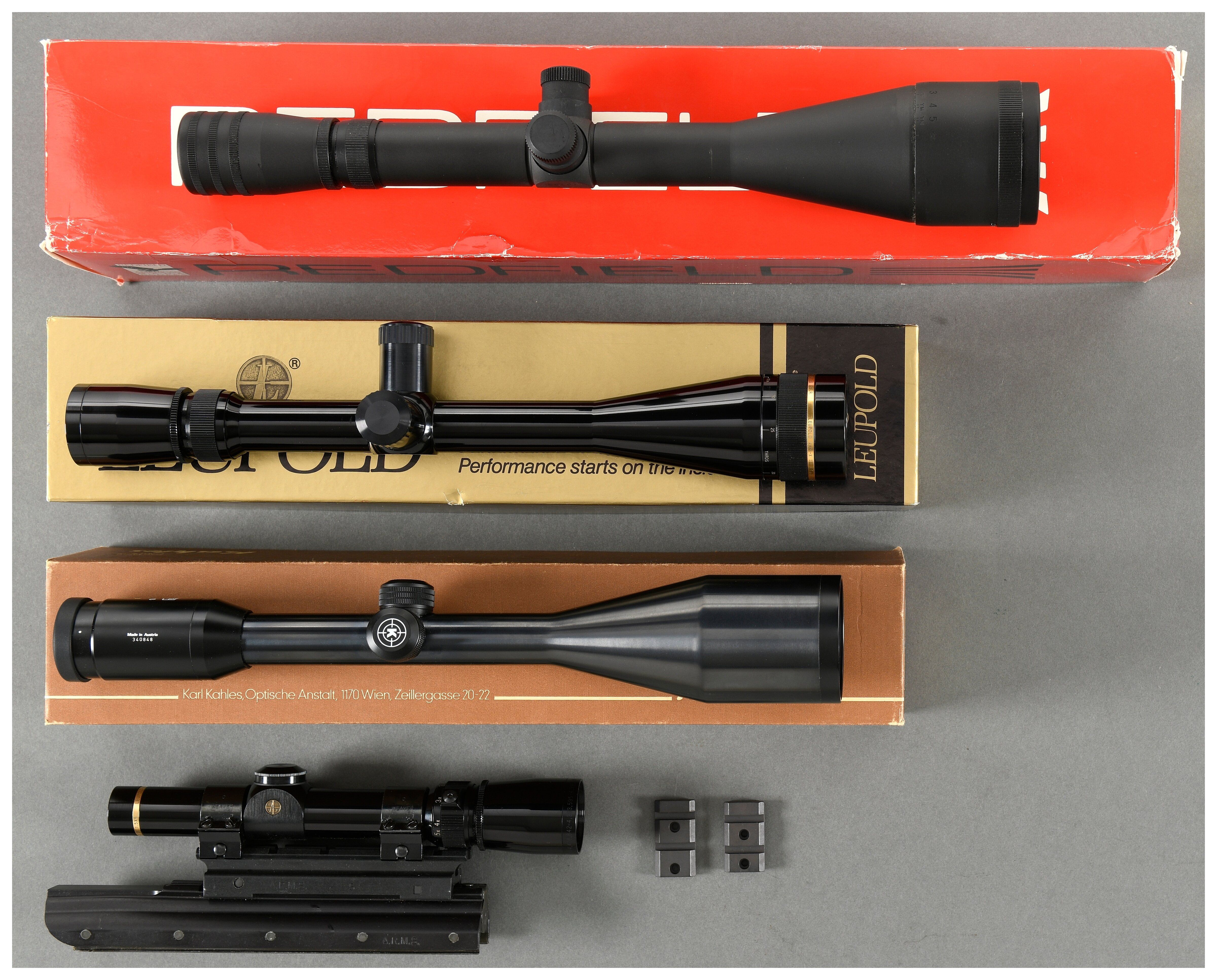Four Rifle Scopes | Rock Island Auction