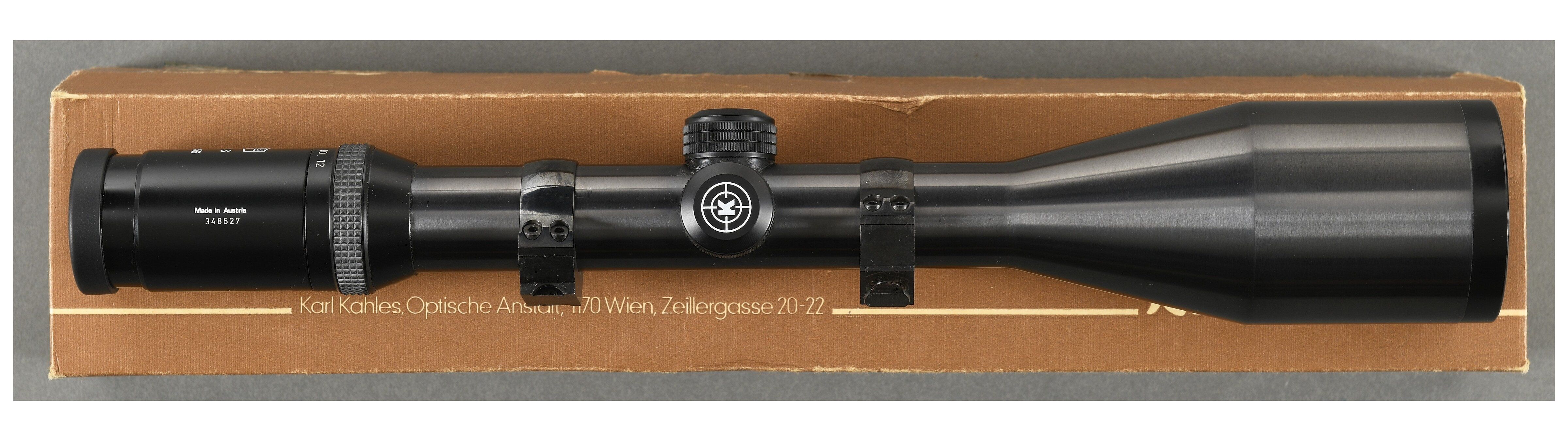 Karl Kahles Helia S 3-12x56 mm Rifle Scope with Box | Rock Island Auction