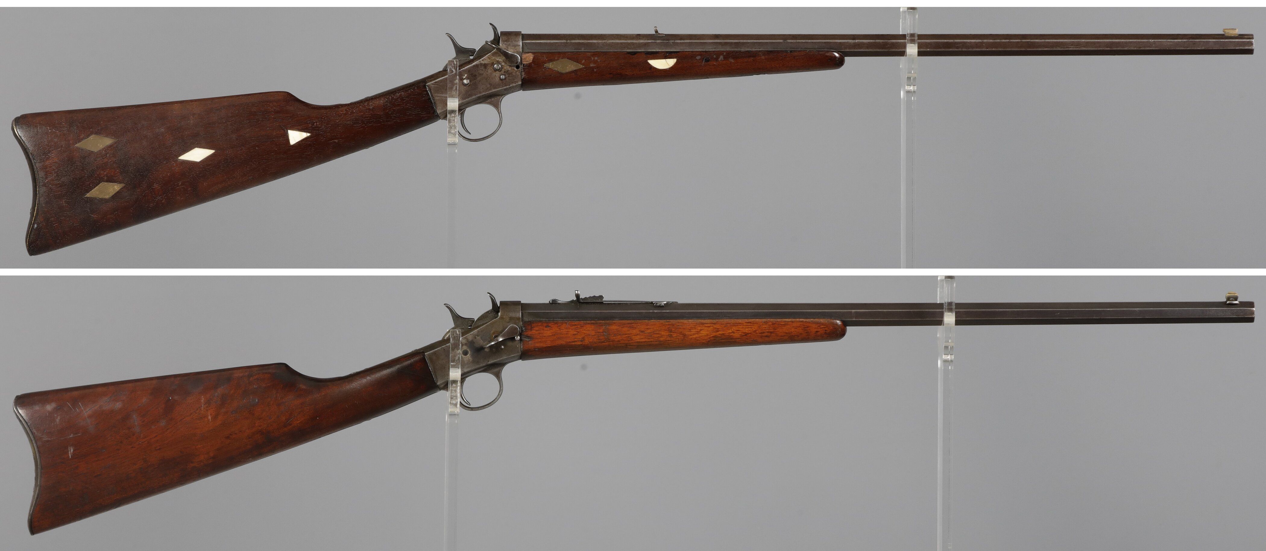 Two Remington No. 4 Rolling Block Rifles | Rock Island Auction