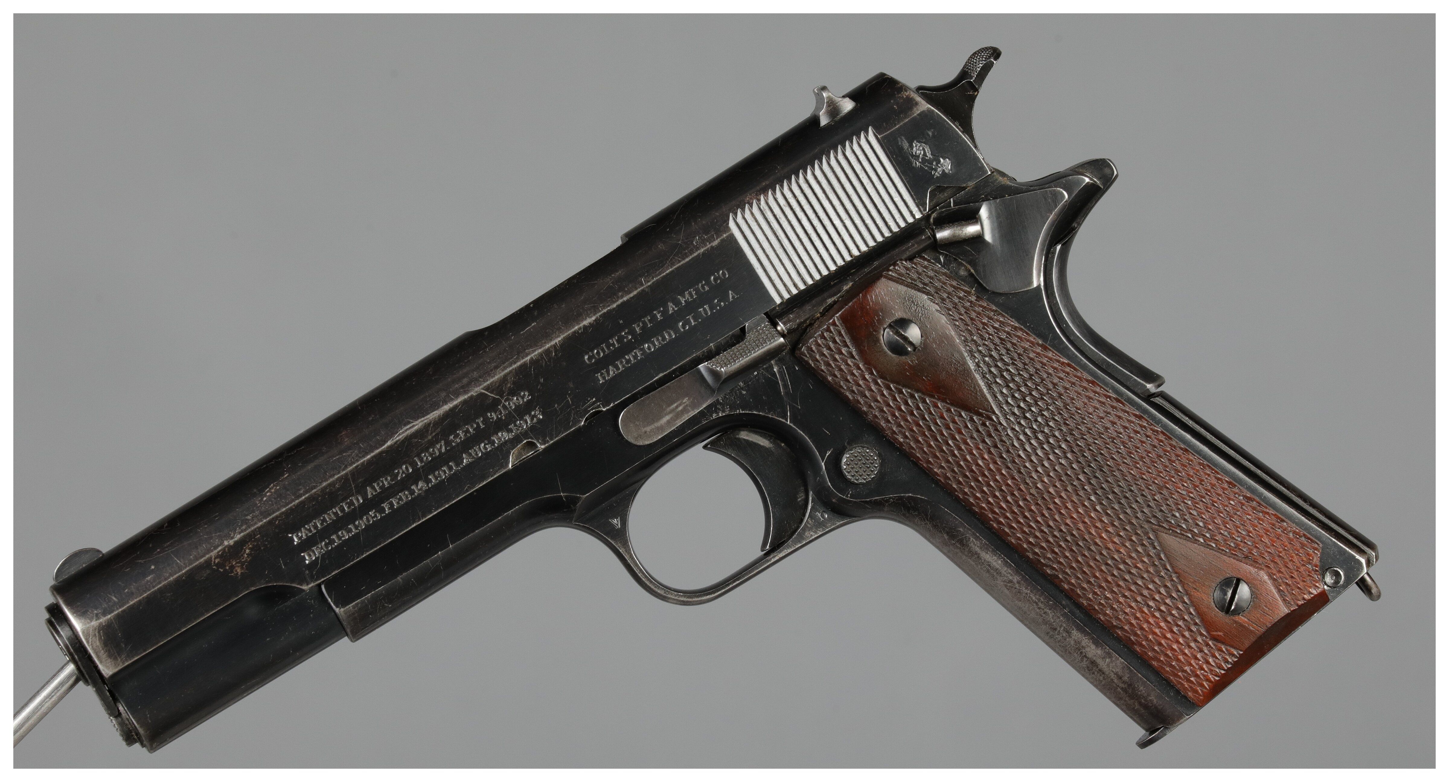 World War I Era Colt Government Model Semi-Automatic Pistol | Rock ...