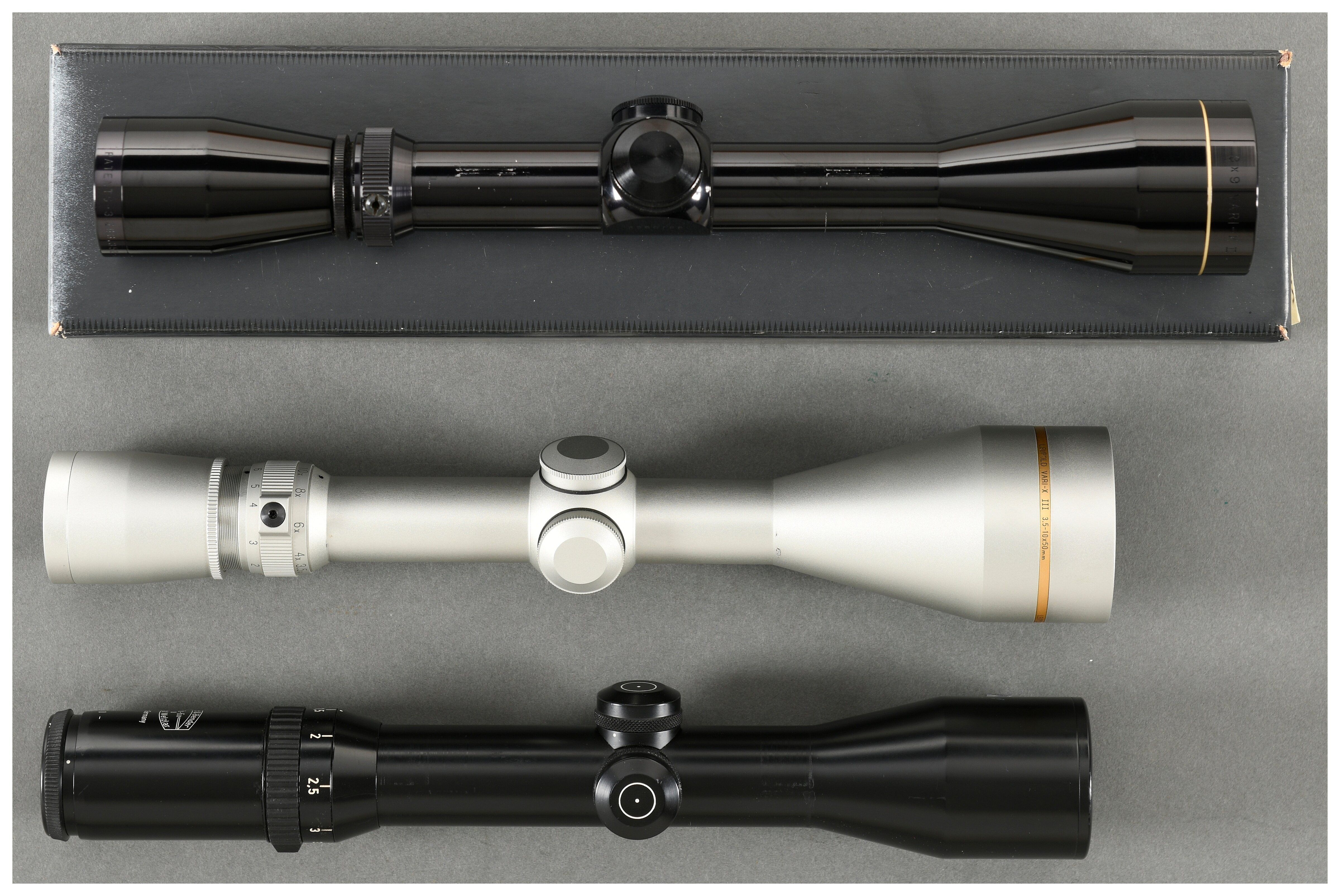 Three Rifles Scopes | Rock Island Auction