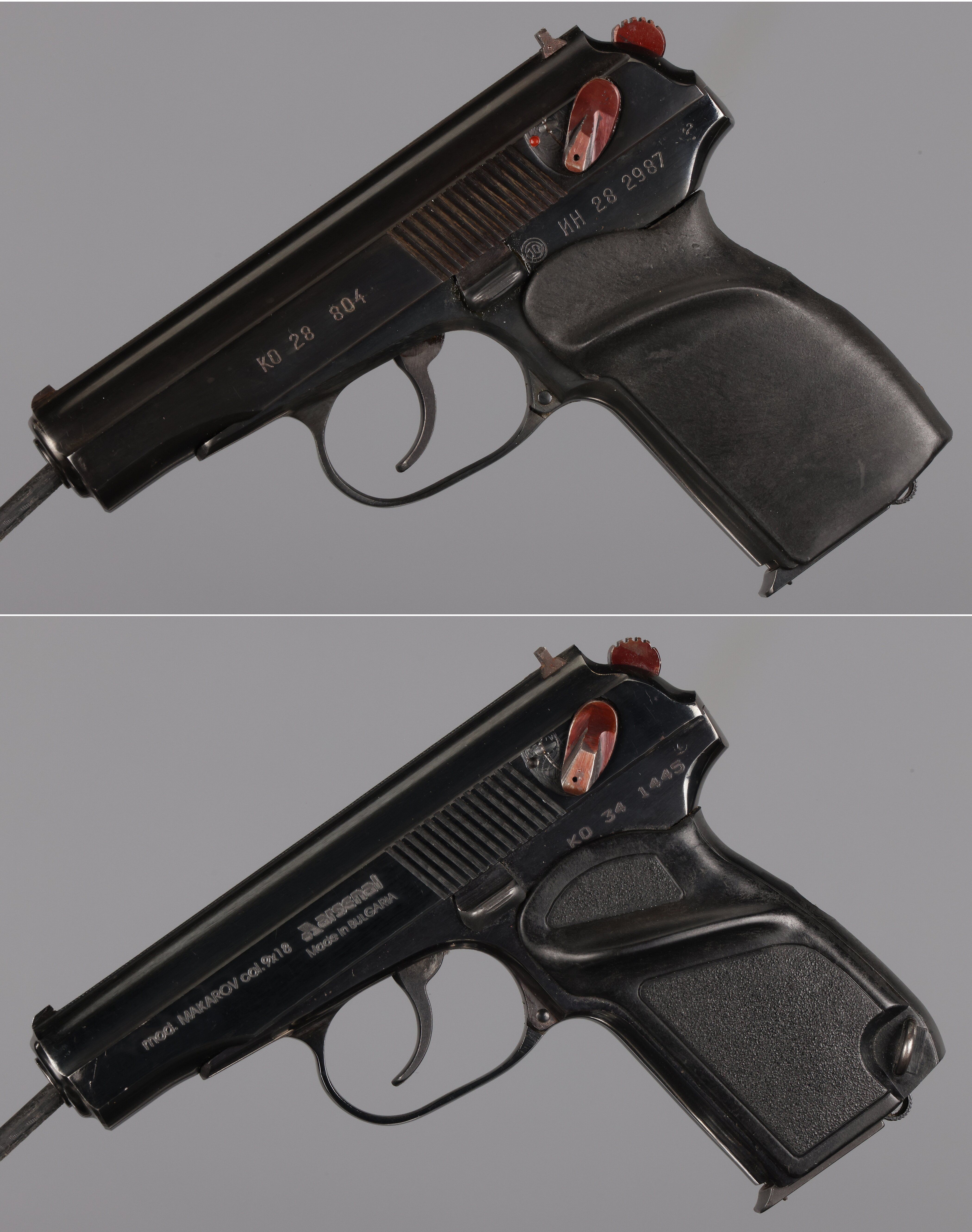 Two Bulgarian Arsenal Makarov Semi-Automatic Pistols | Rock Island Auction