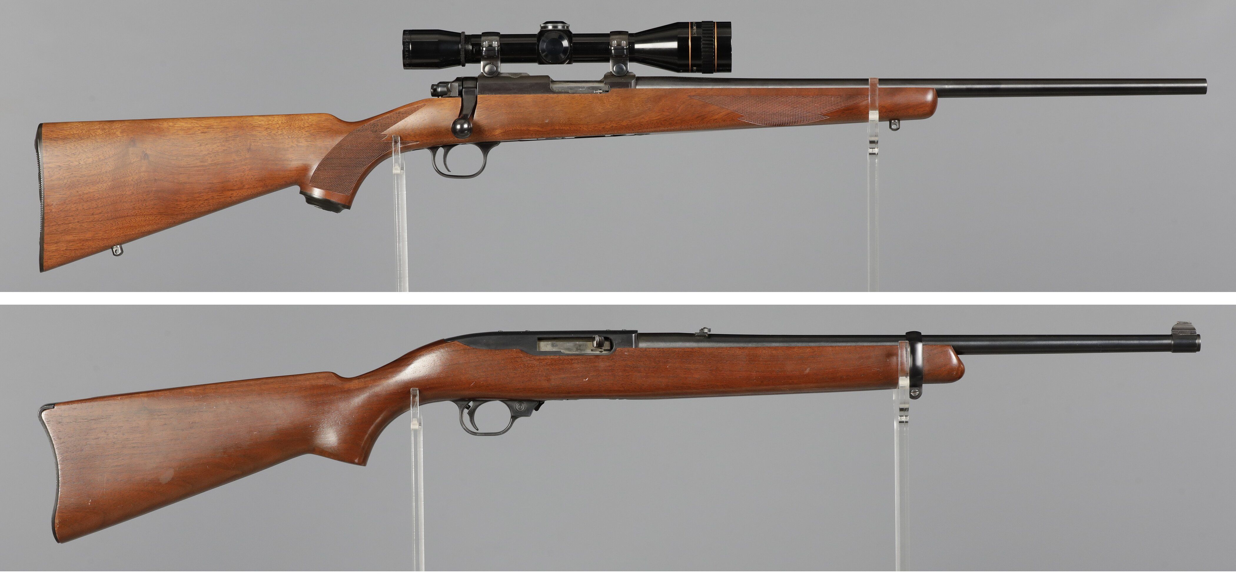 Two Ruger .22 Caliber Rifles | Rock Island Auction
