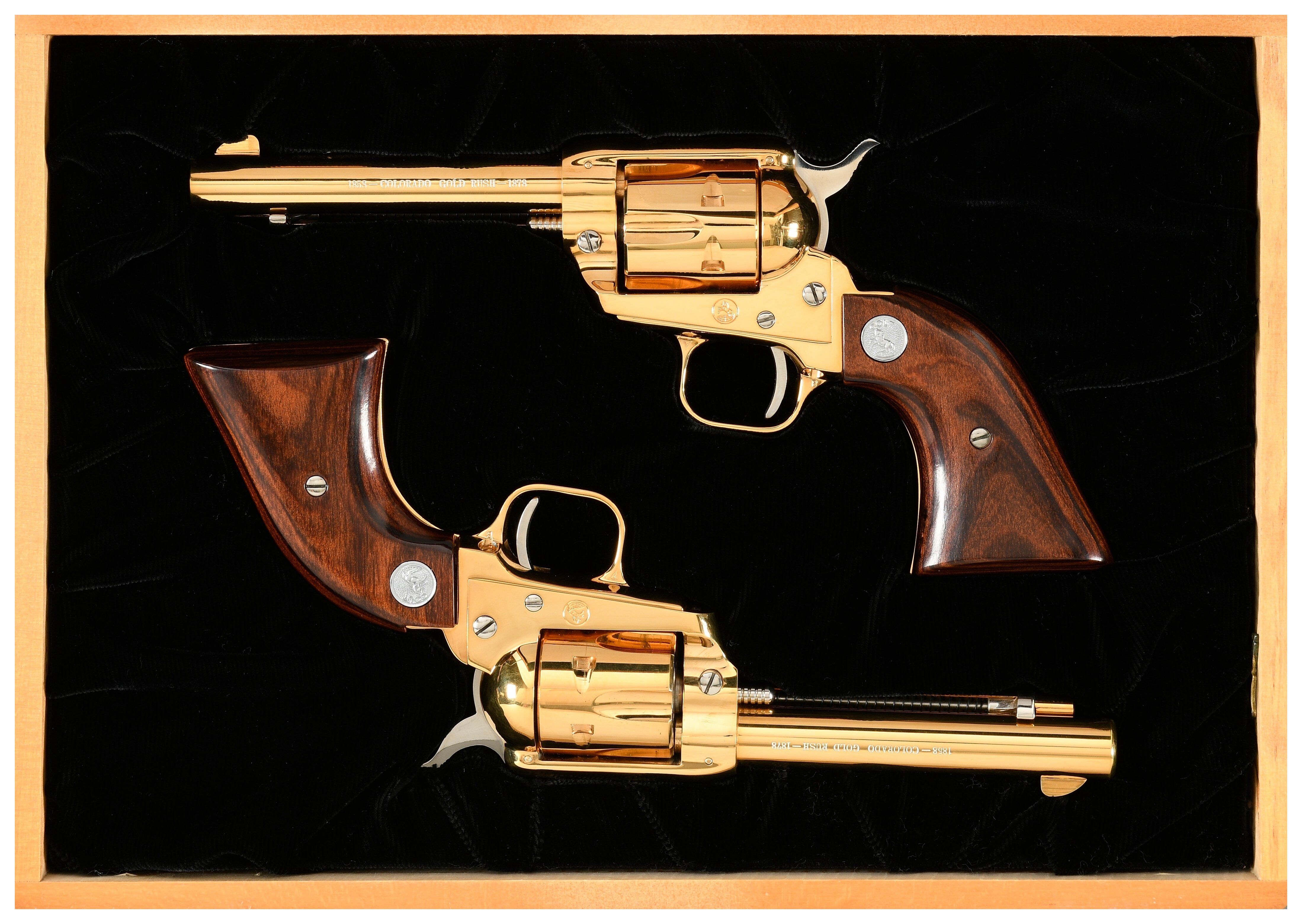 Pair of Colt Colorado Gold Rush Commemorative Revolvers | Rock Island ...