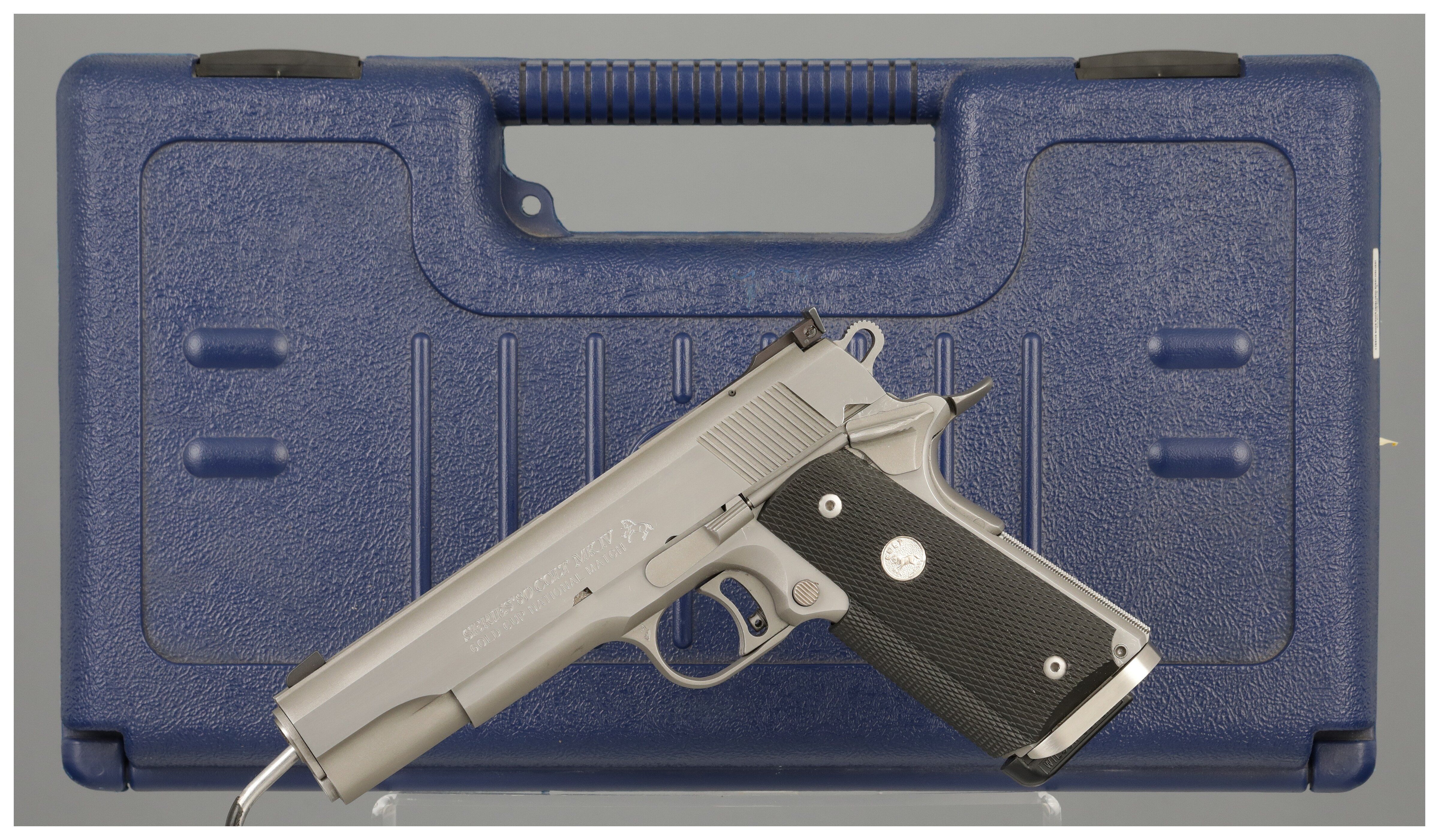 Colt MK IV Series 80 Gold Cup National Match Pistol with Case | Rock ...