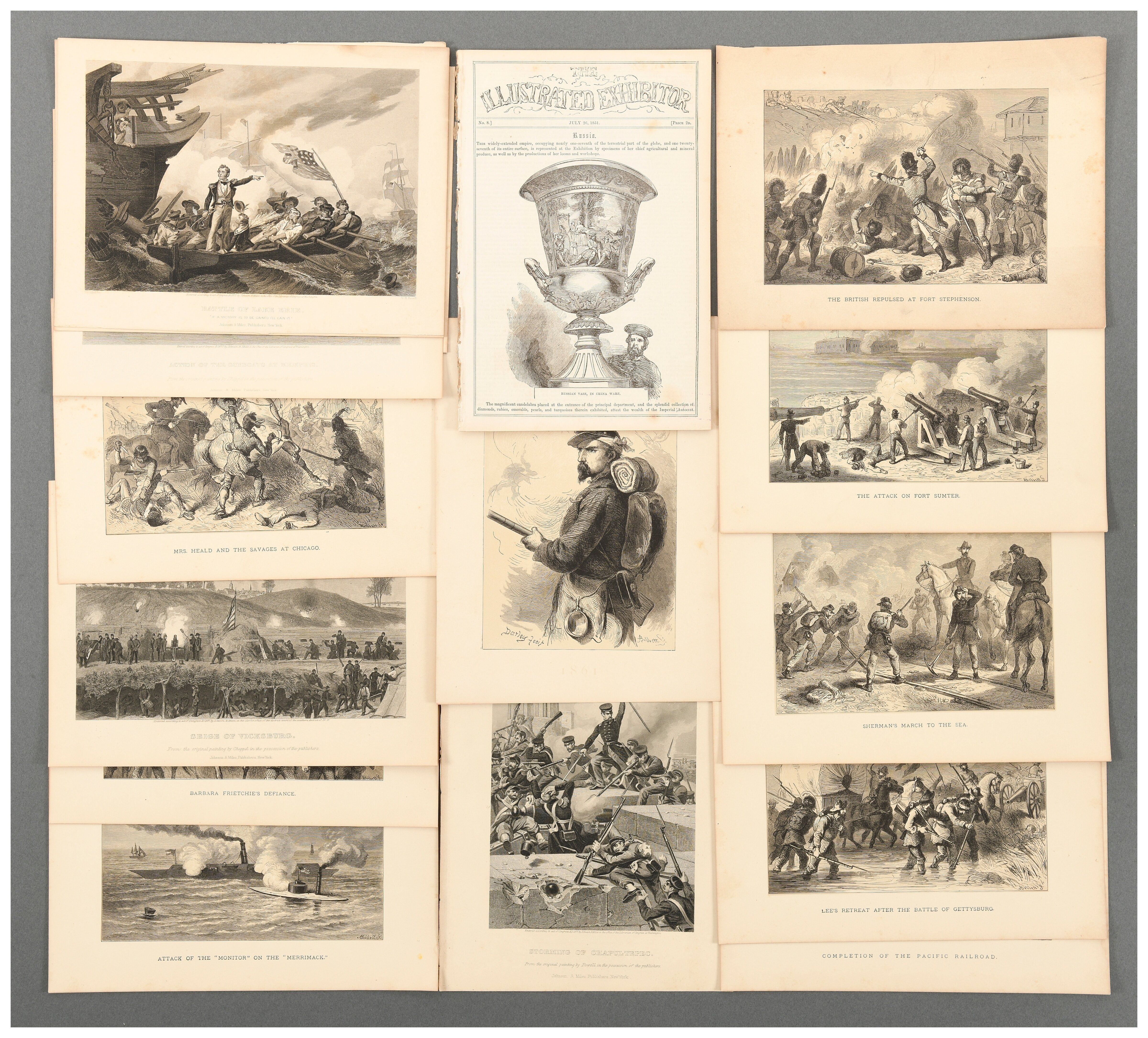 Collection of Civil War Prints and Antique Pamphlet | Rock Island Auction