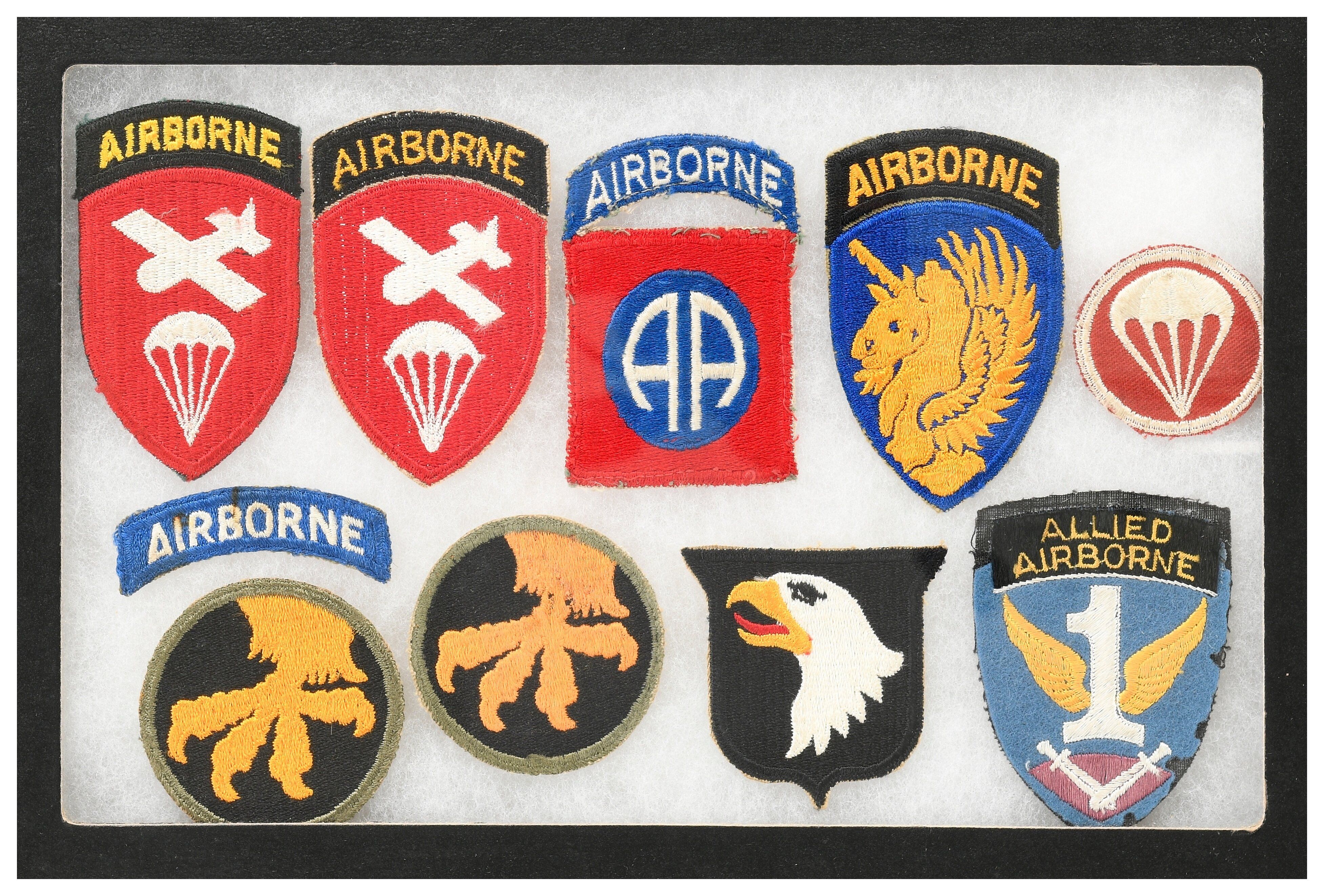 Group of Ten U.S. Airborne Division Patches | Rock Island Auction