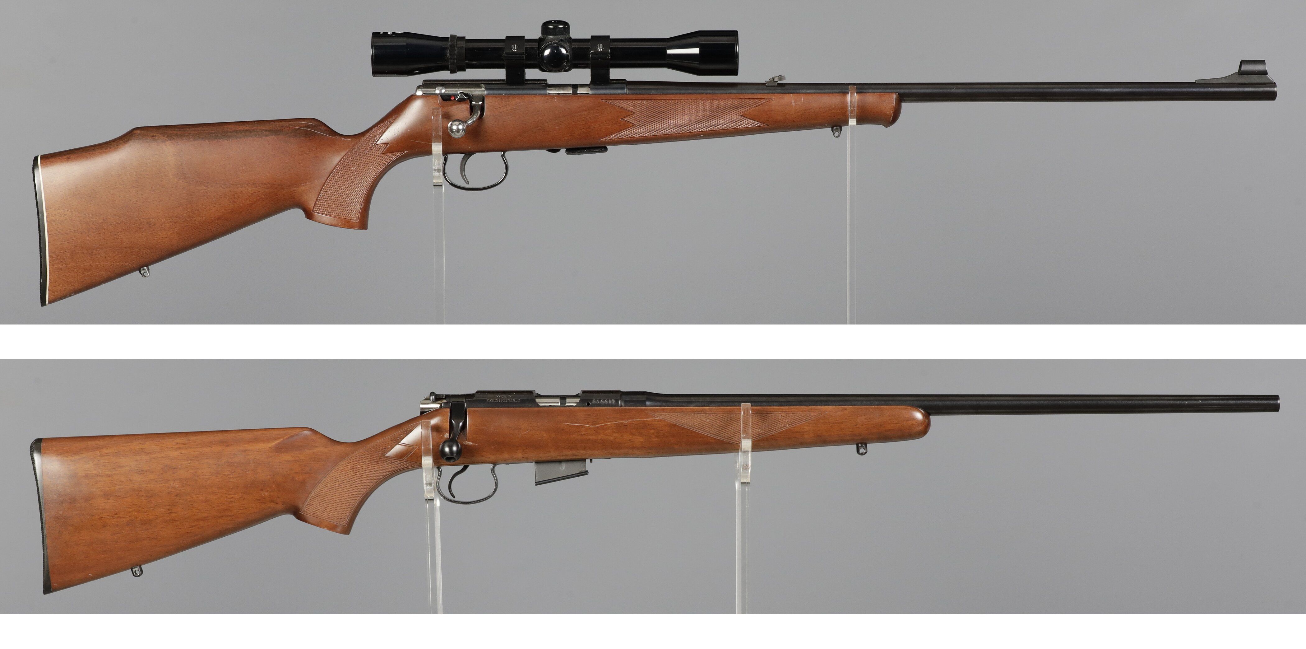 Two European Bolt Action Rimfire Rifles | Rock Island Auction