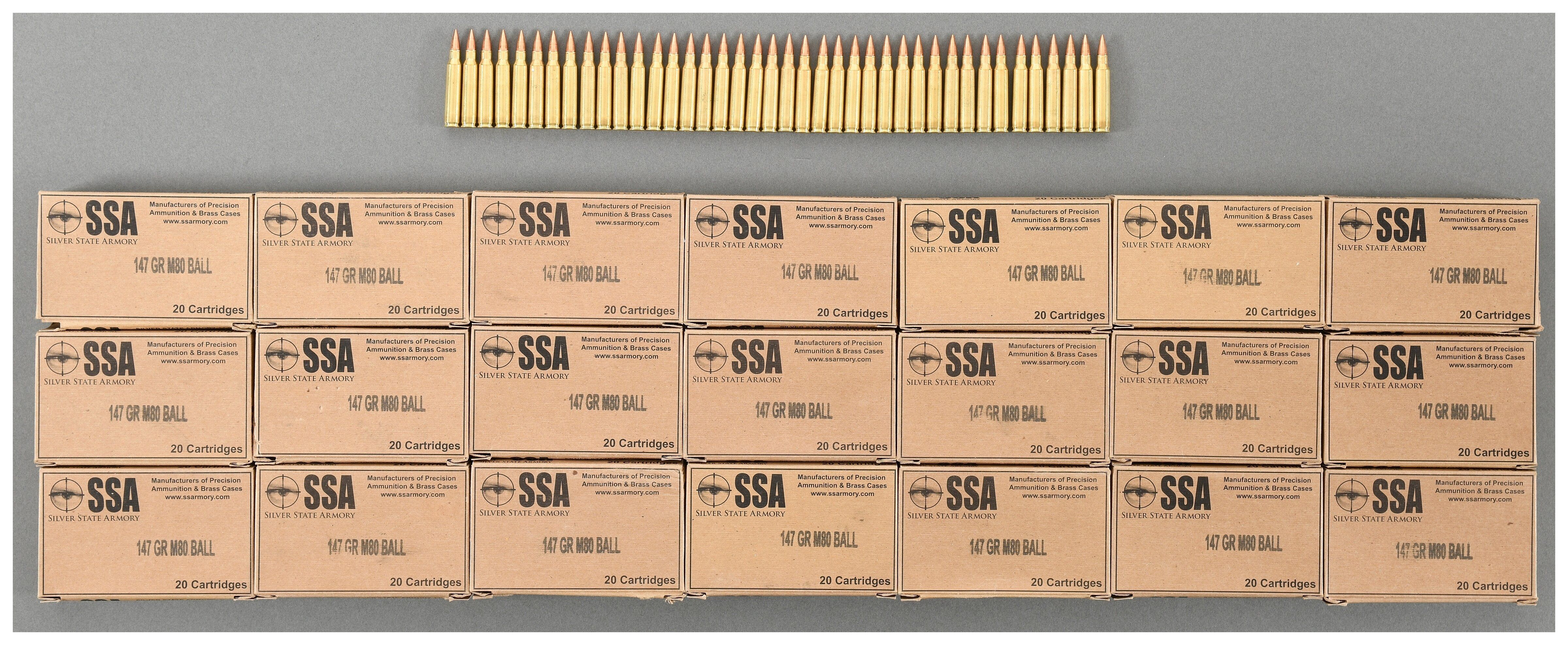 Group of Silver State Armory .308 Ammunition | Rock Island Auction
