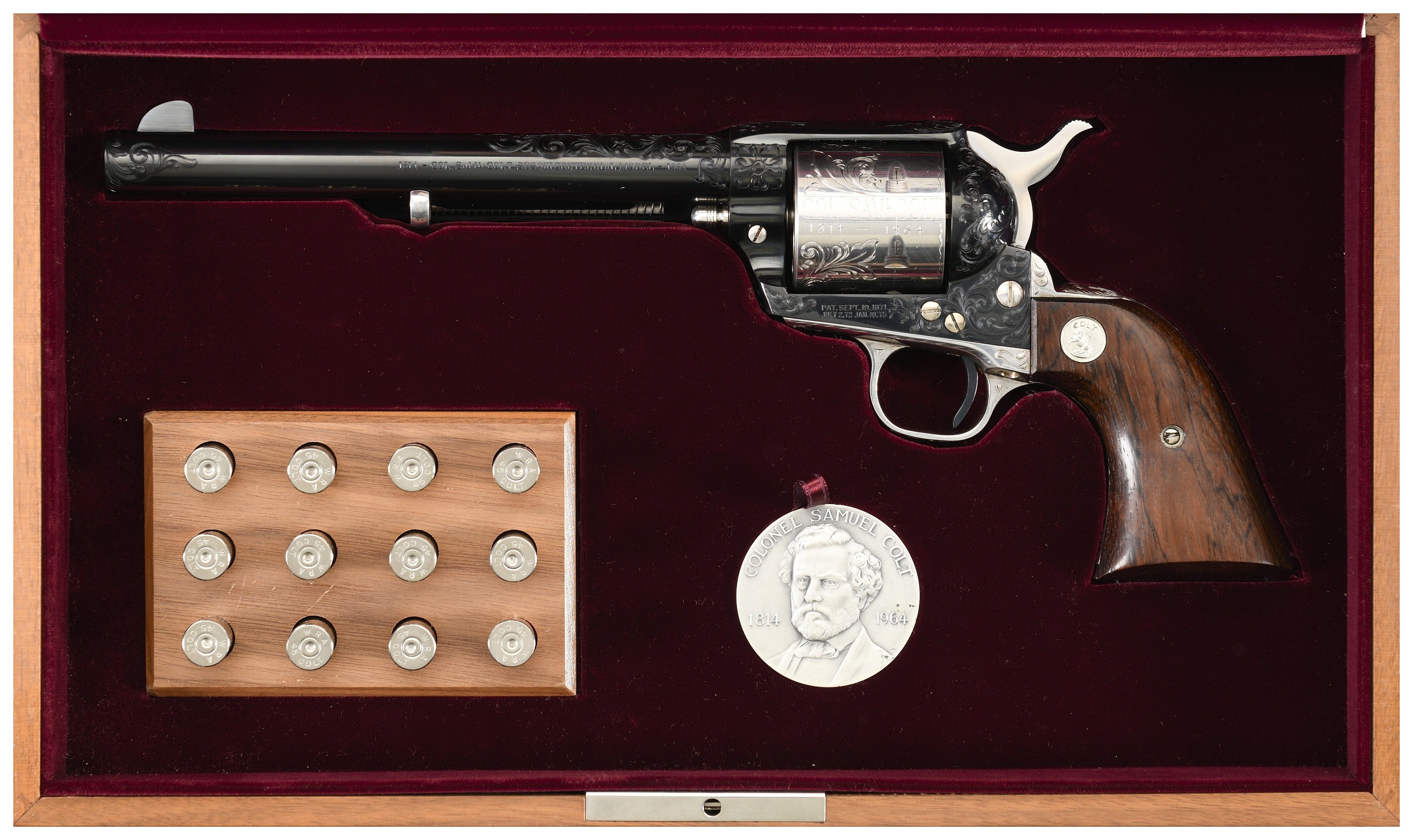 Colt Samuel Colt Sesquicentennial Deluxe Commemorative Revolver | Rock ...