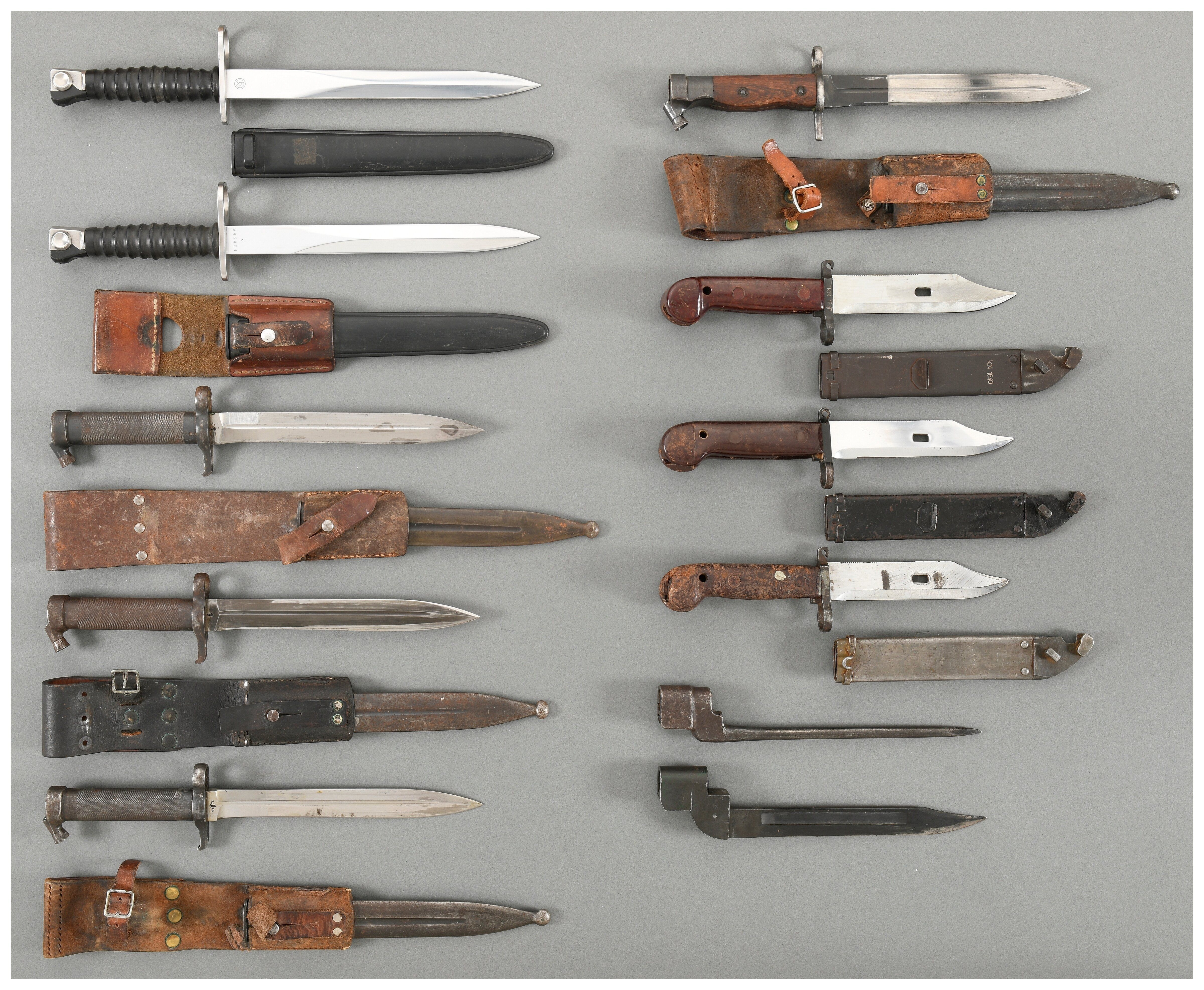 Grouping of European Bayonets | Rock Island Auction