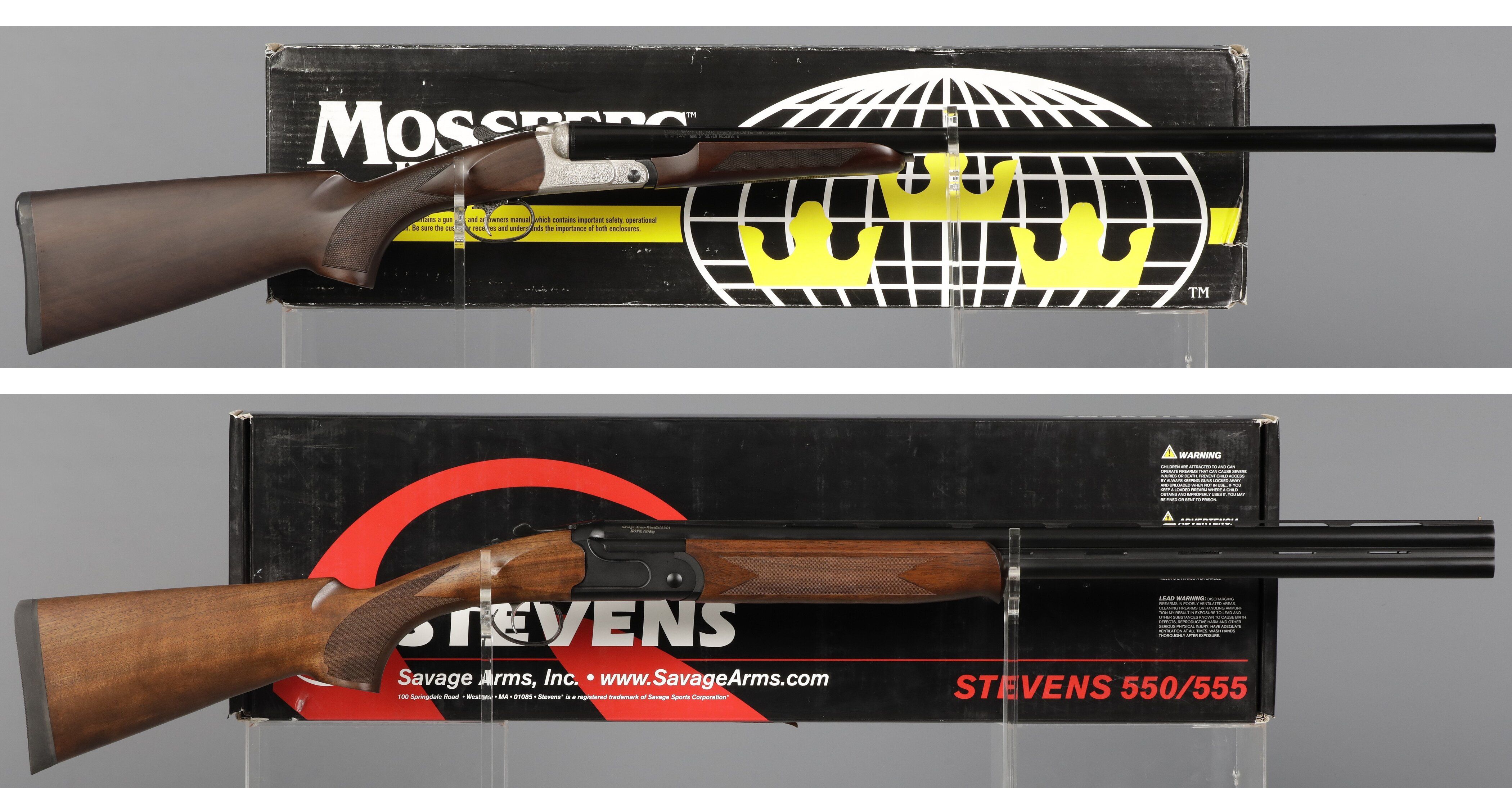 Two Break Action Shotguns with Boxes | Rock Island Auction