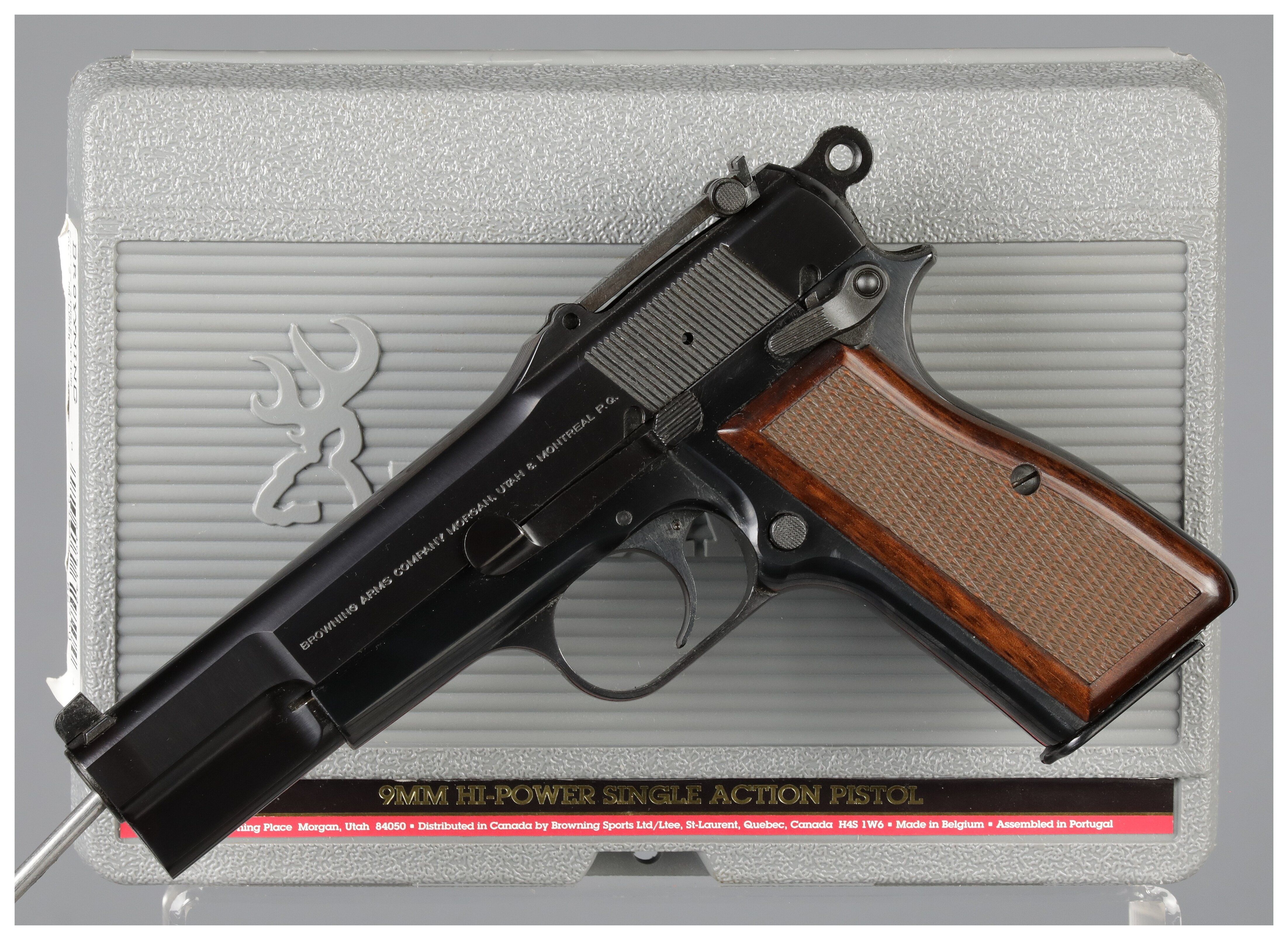 Belgian Browning High-Power Semi-Automatic Pistol with Case | Rock ...