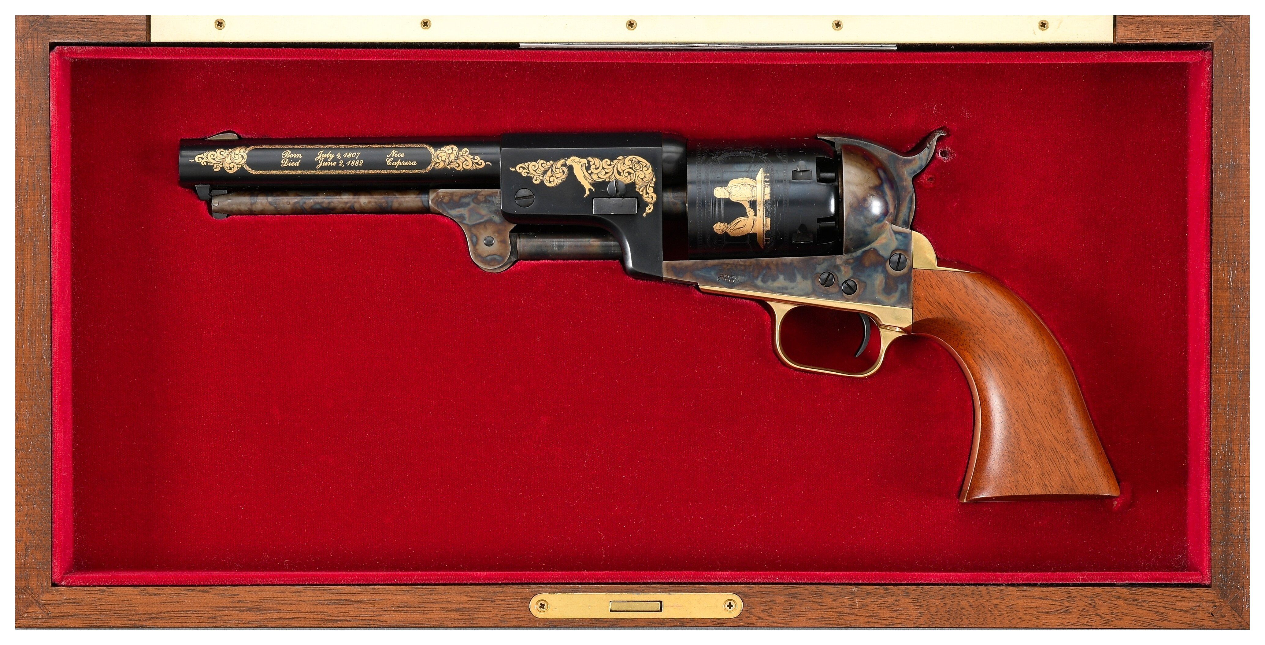 Cased Colt Blackpowder Series Dragoon Garibaldi Edition Revolver | Rock ...