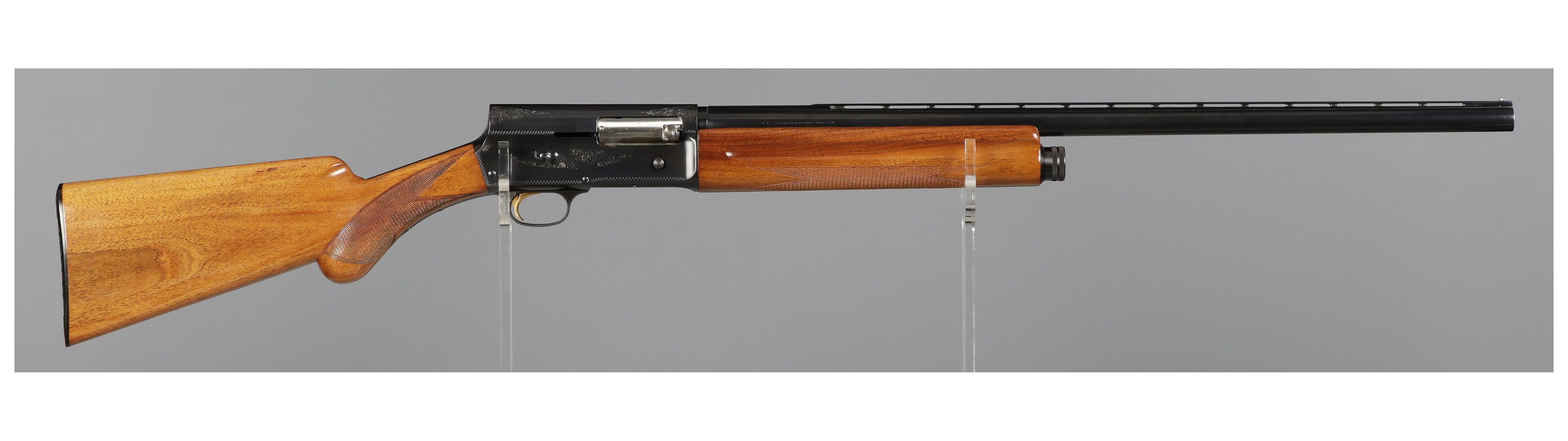 Factory Engraved Belgian Browning Auto 5 Sweet Sixteen Shotgun | Rock ...