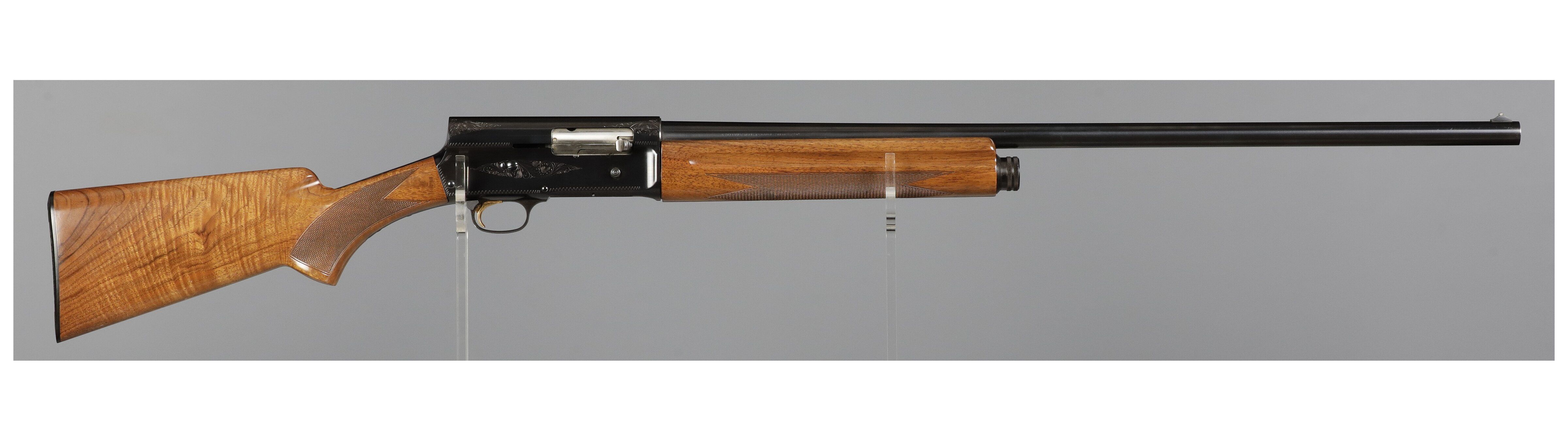 Factory Engraved Belgian Browning Auto 5 Light Twelve Shotgun | Rock ...