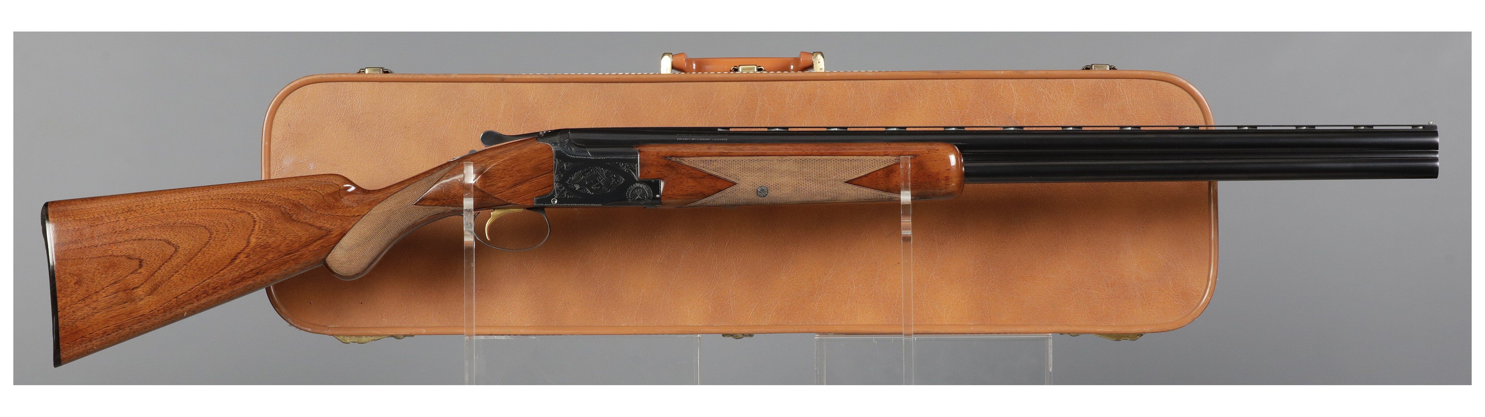 Belgian Browning Superposed Shotgun with Case | Rock Island Auction