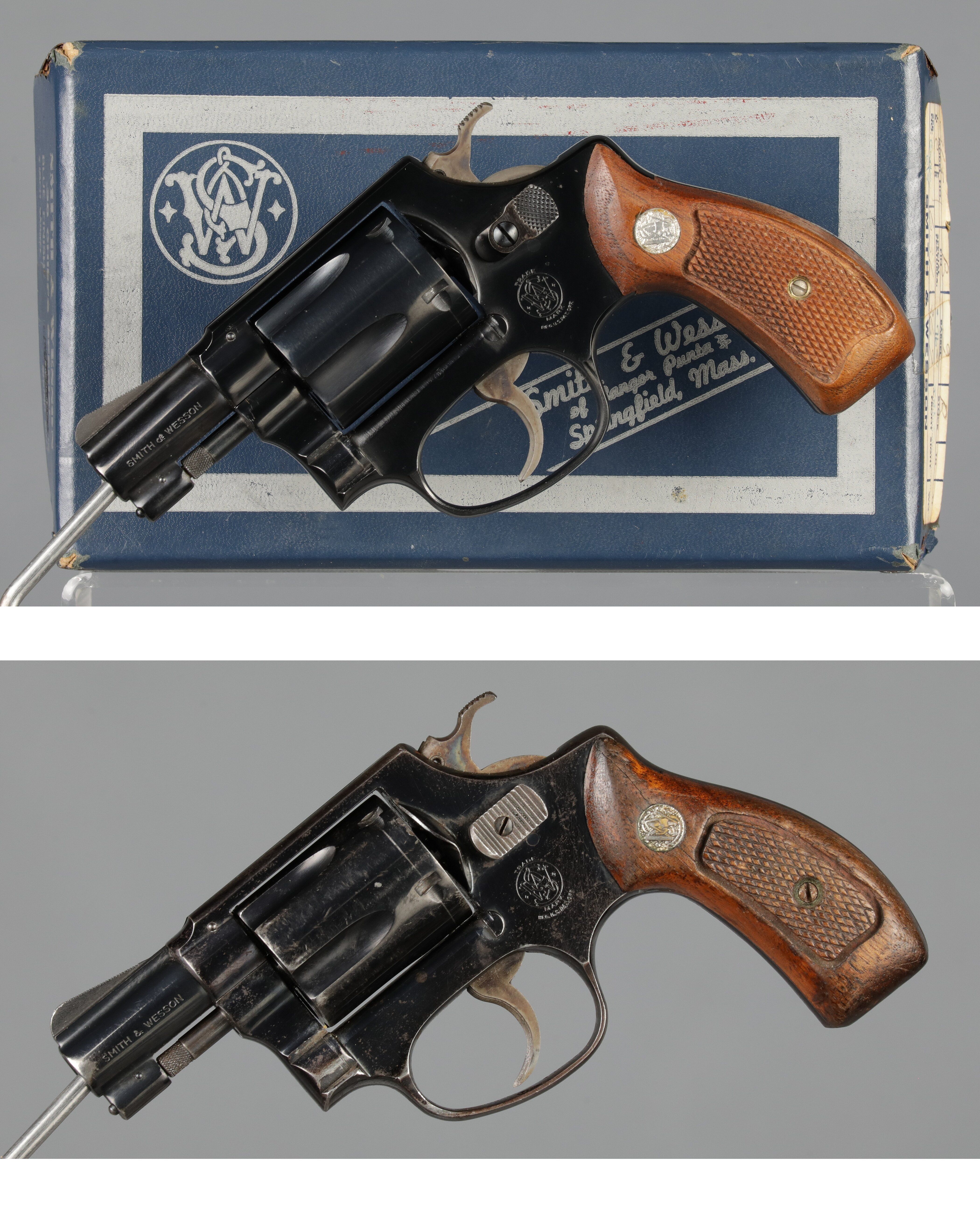 Two Smith & Wesson Model 36 Double Action Revolvers | Rock Island Auction