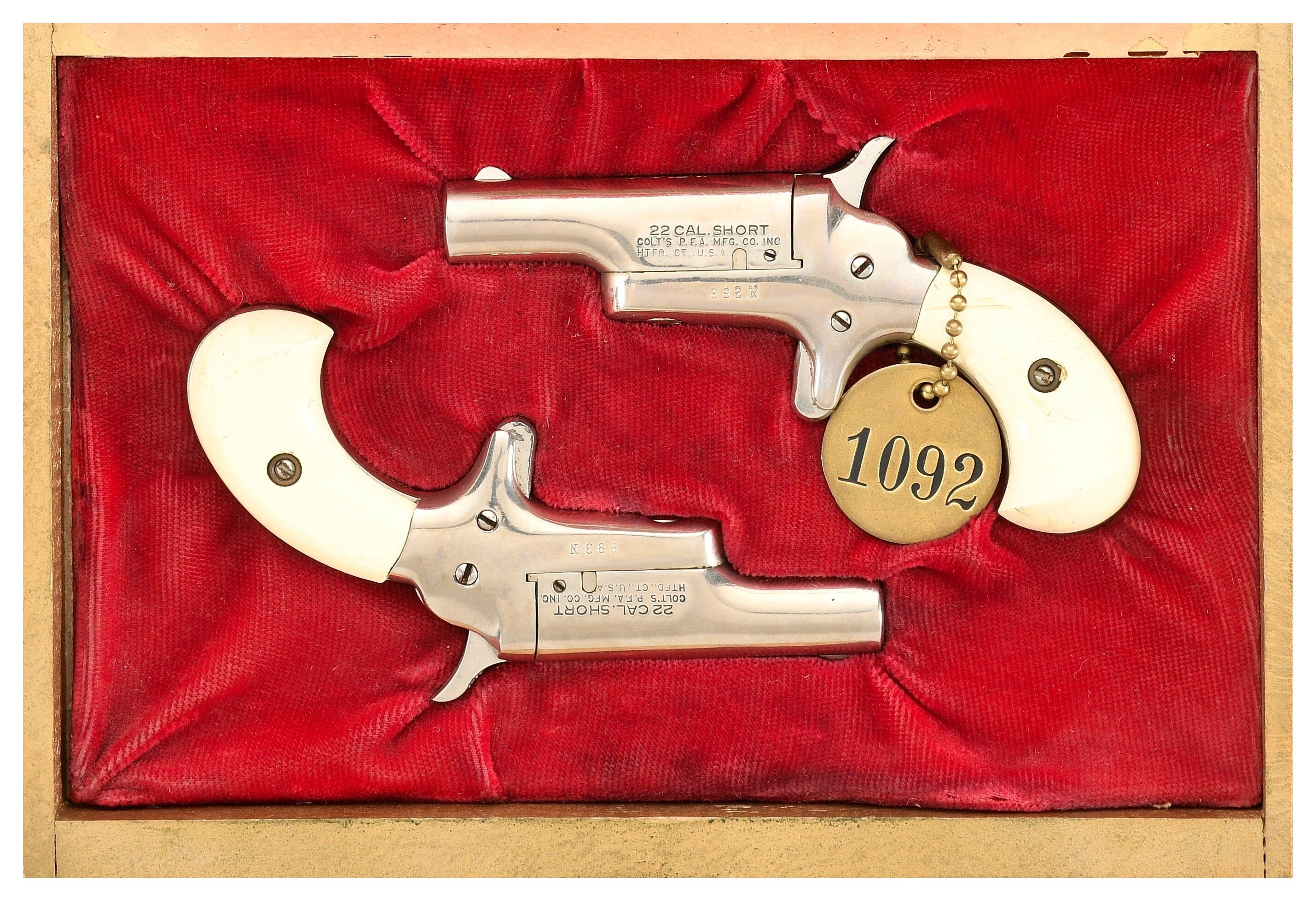 Consecutive Pair of "Limited Edition" Colt No. 4 Thuer Deringers | Rock ...