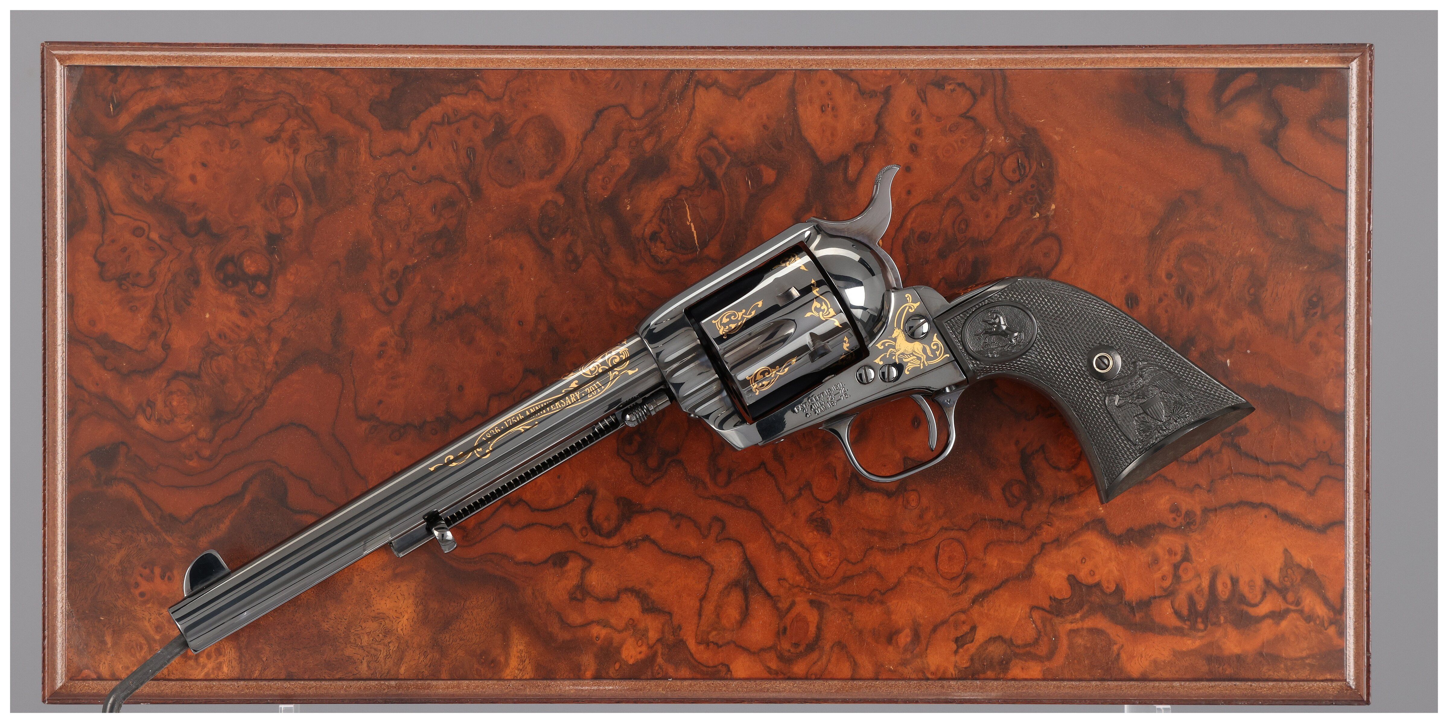 175th Anniversary Colt Single Action Army Revolver with Case | Rock ...