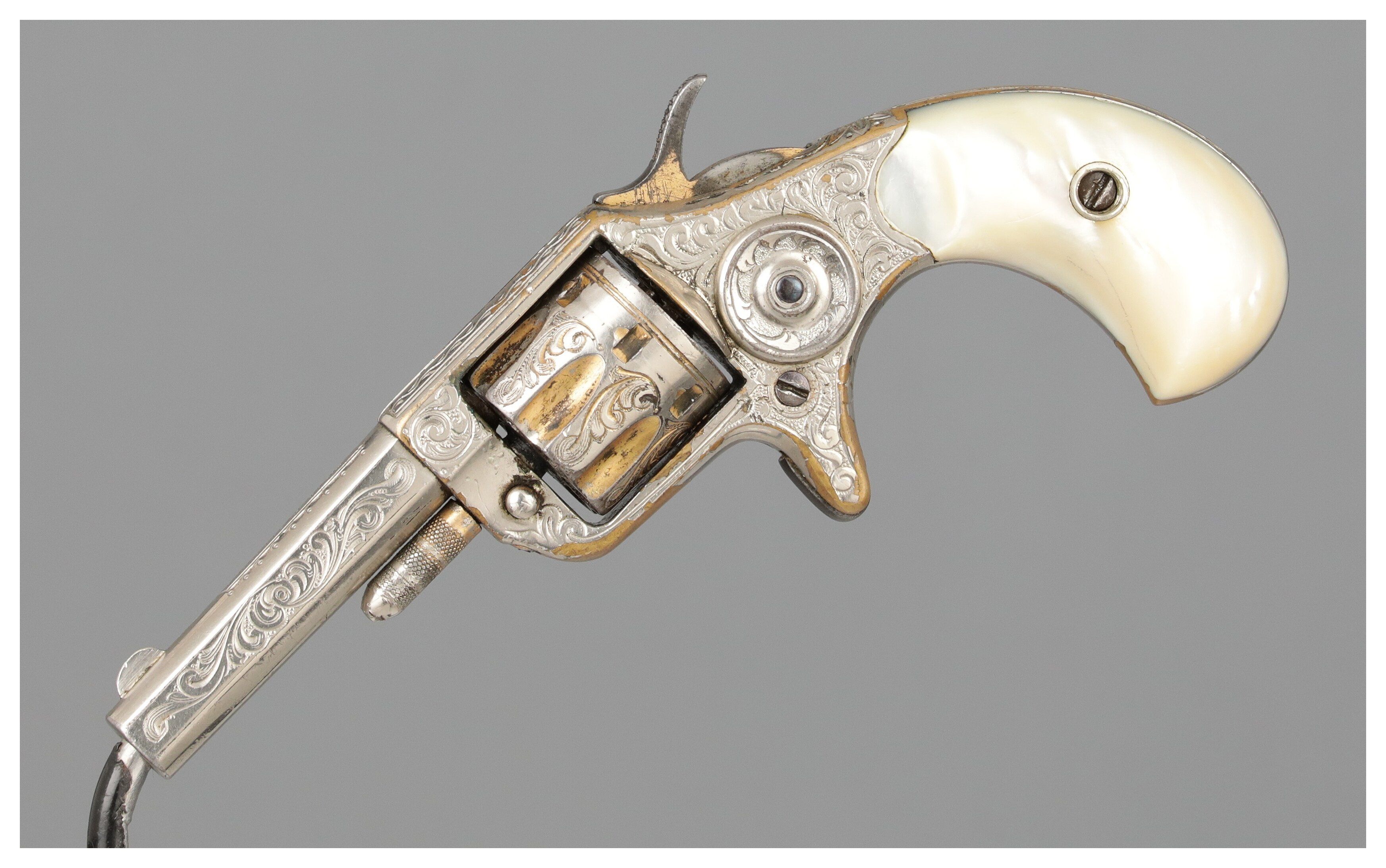 New York Engraved Colt New Line .22 Revolver with Pearl Grips | Rock ...