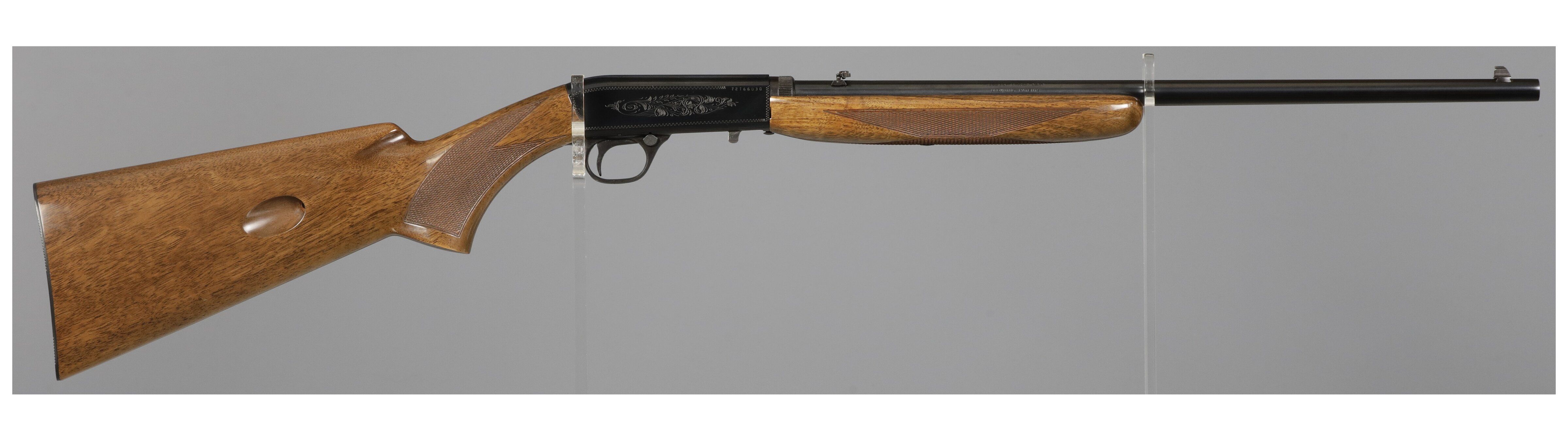 Factory Engraved Belgian Browning .22 Auto Semi-Automatic Rifle | Rock ...