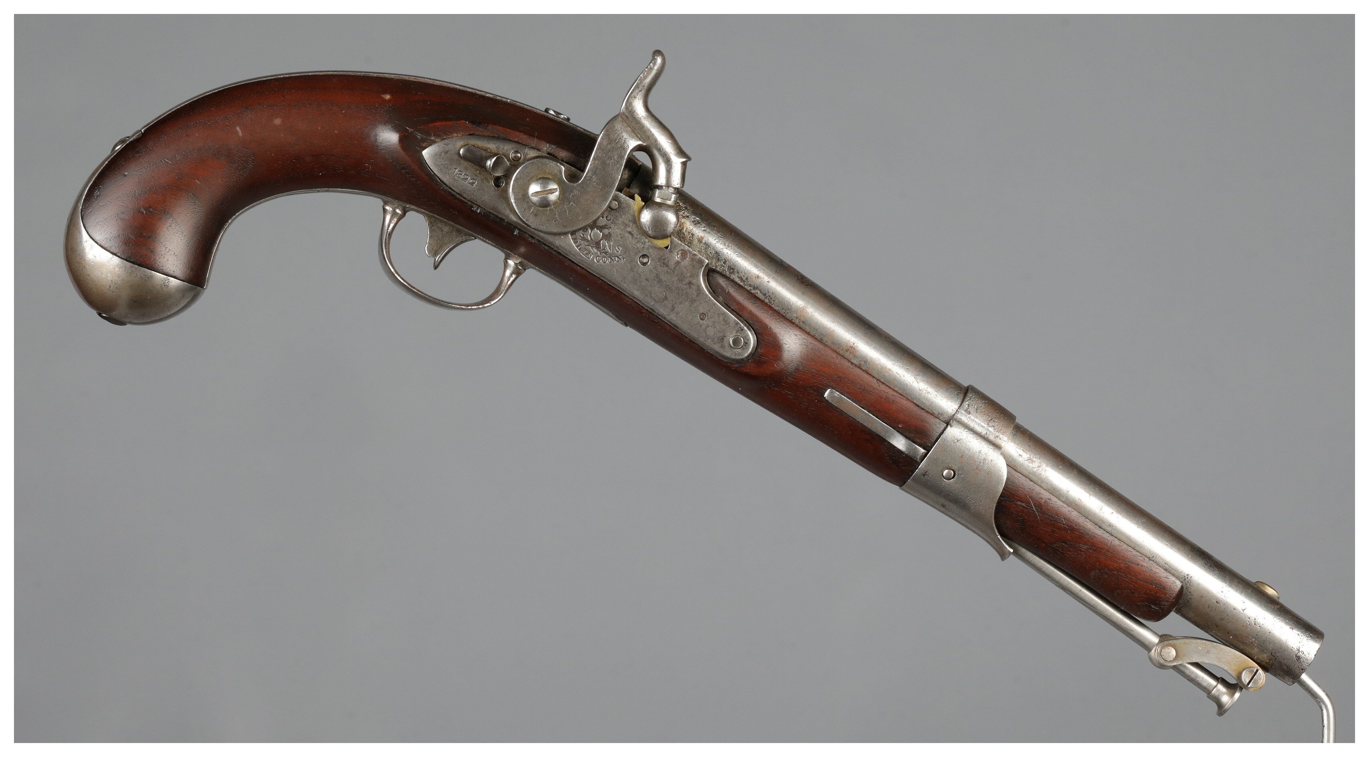 U.S. Simeon North Model 1819 Percussion Conversion Pistol | Rock Island ...