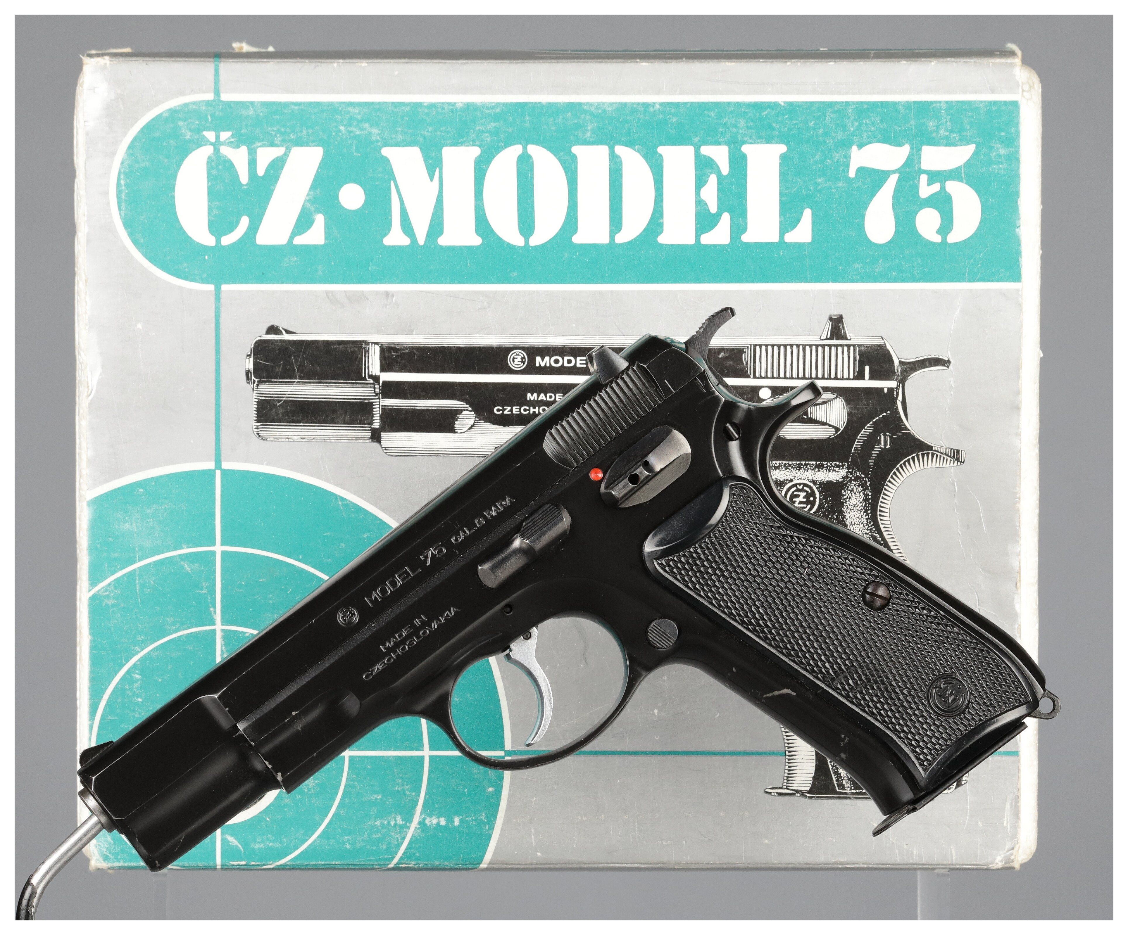 CZ Model 75 Semi-Automatic Pistol with Box and Extra Magazine | Rock ...