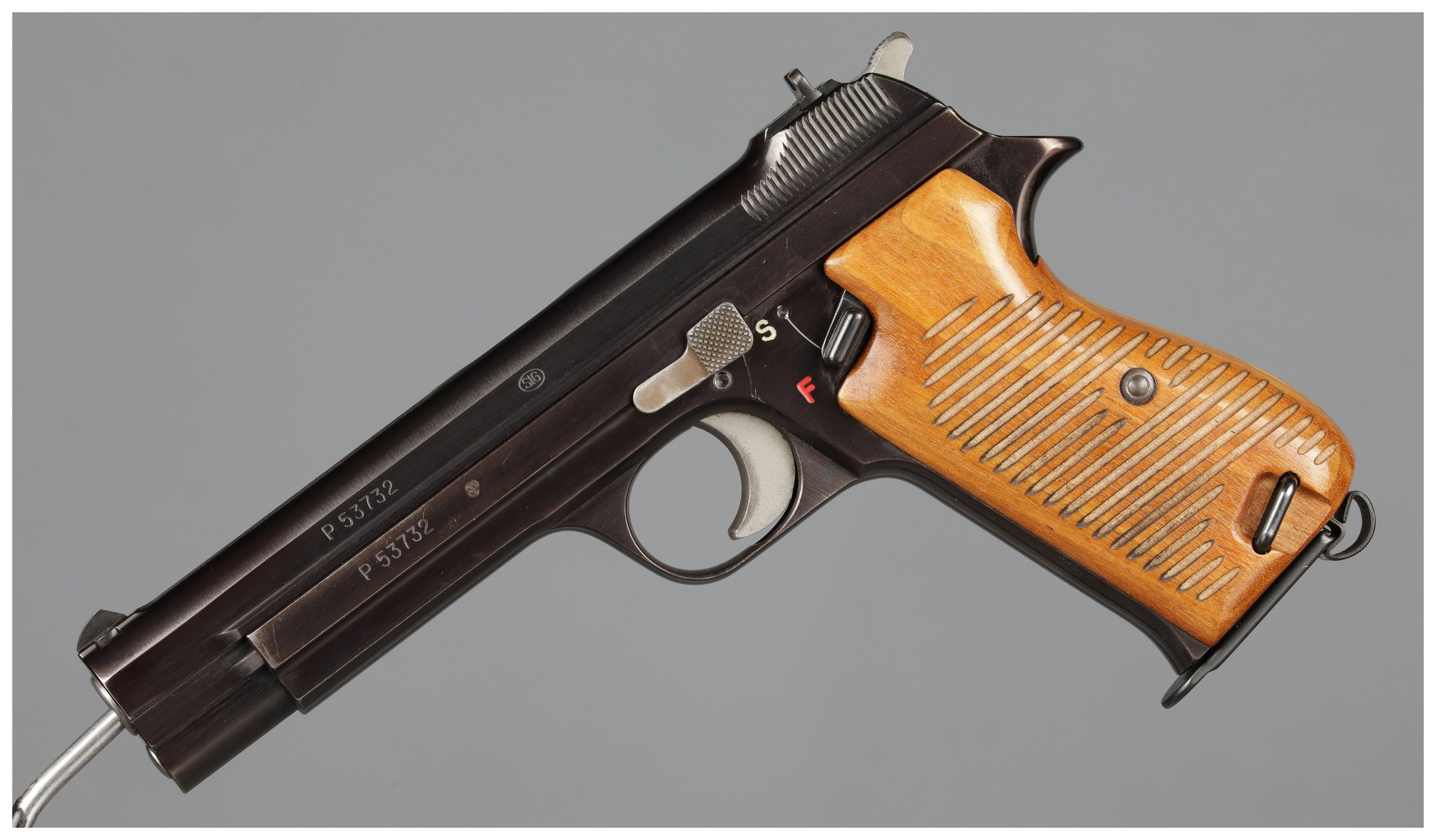 Excellent Swiss SIG P210-1 Semi-Automatic Pistol | Rock Island Auction