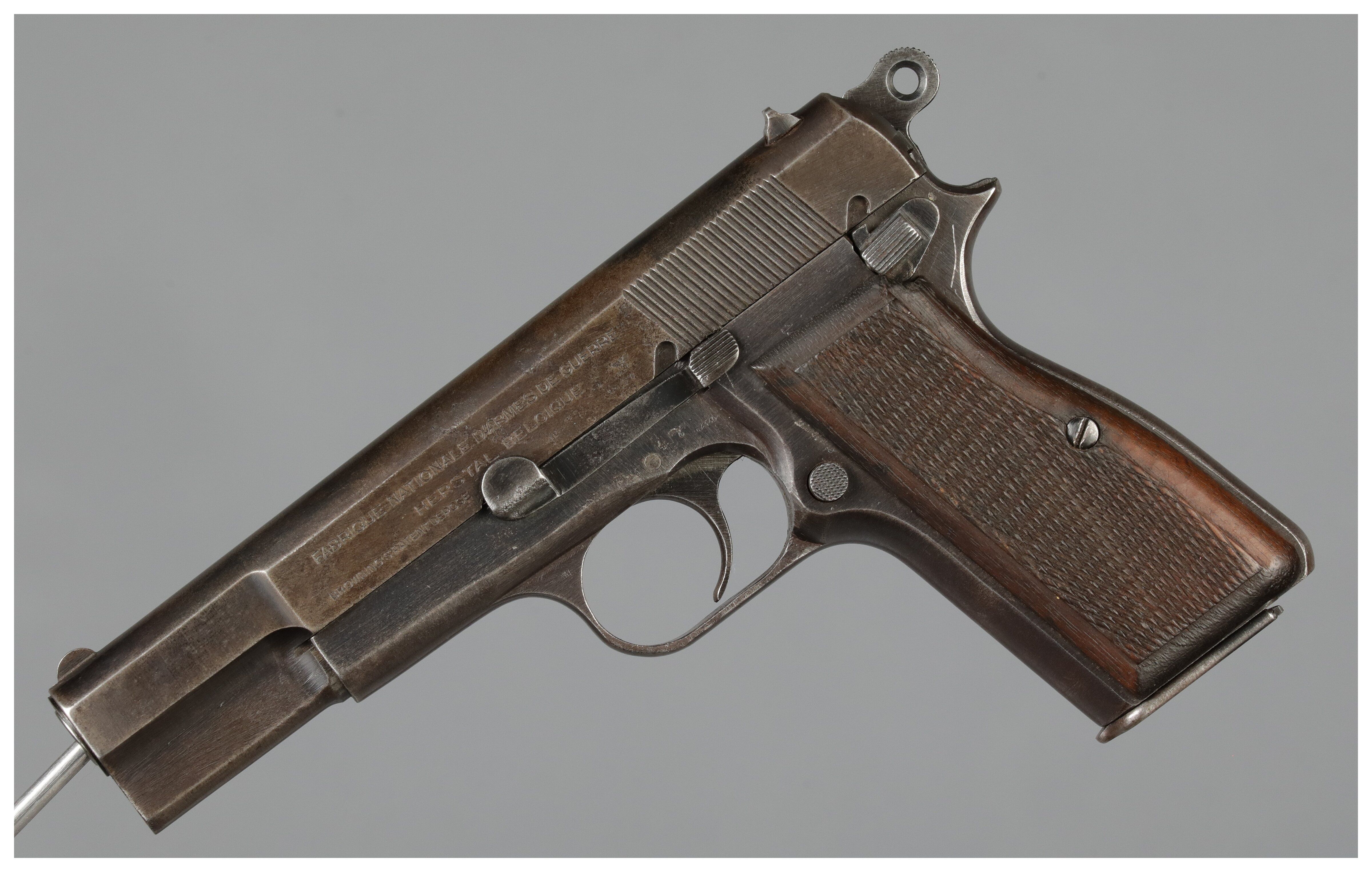 WWII German Occupation FN M1935 High Power Semi-Automatic Pistol | Rock ...
