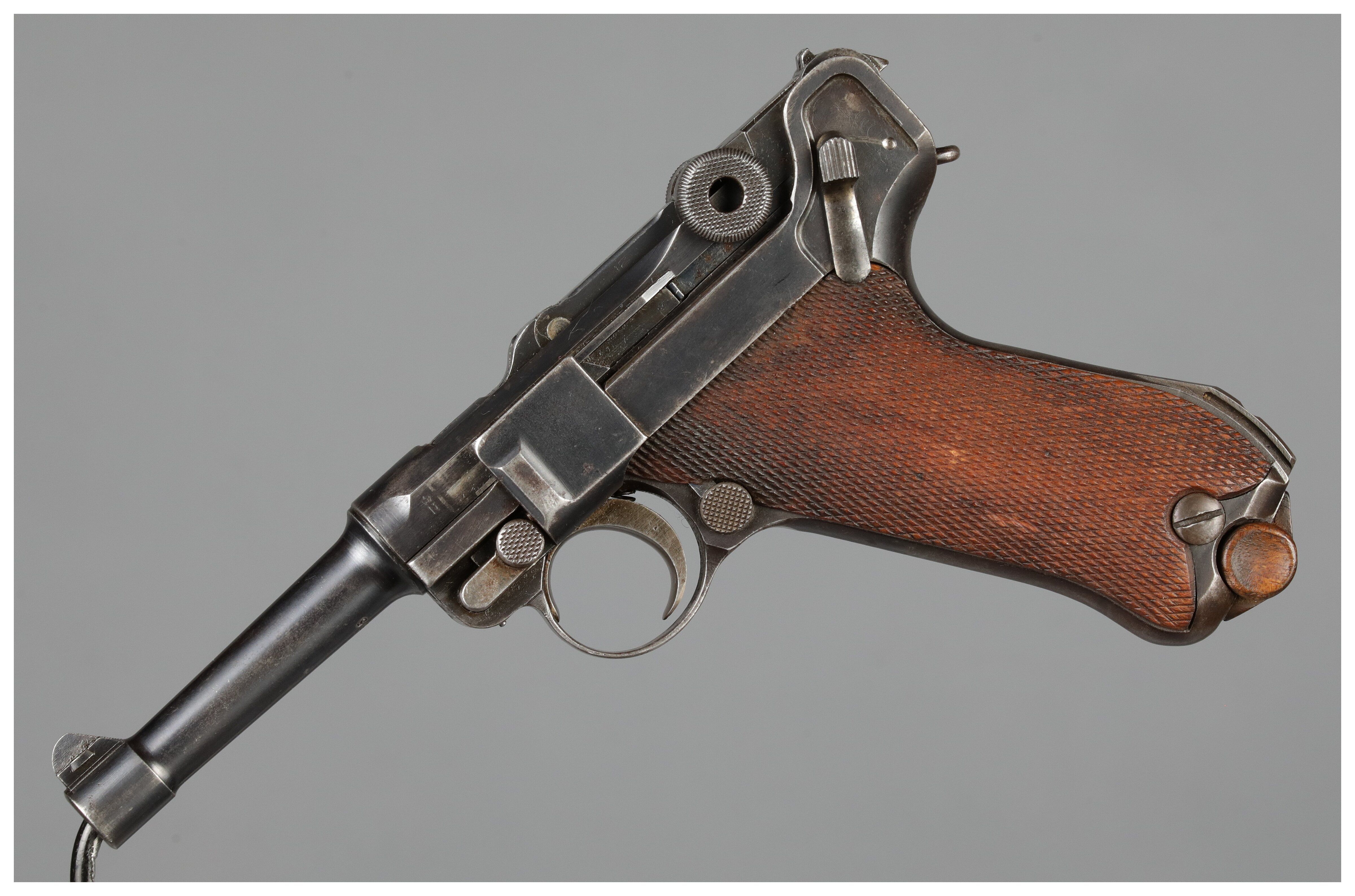 German DWM "SAFE" and "LOADED" Marked Commercial Luger Pistol | Rock ...