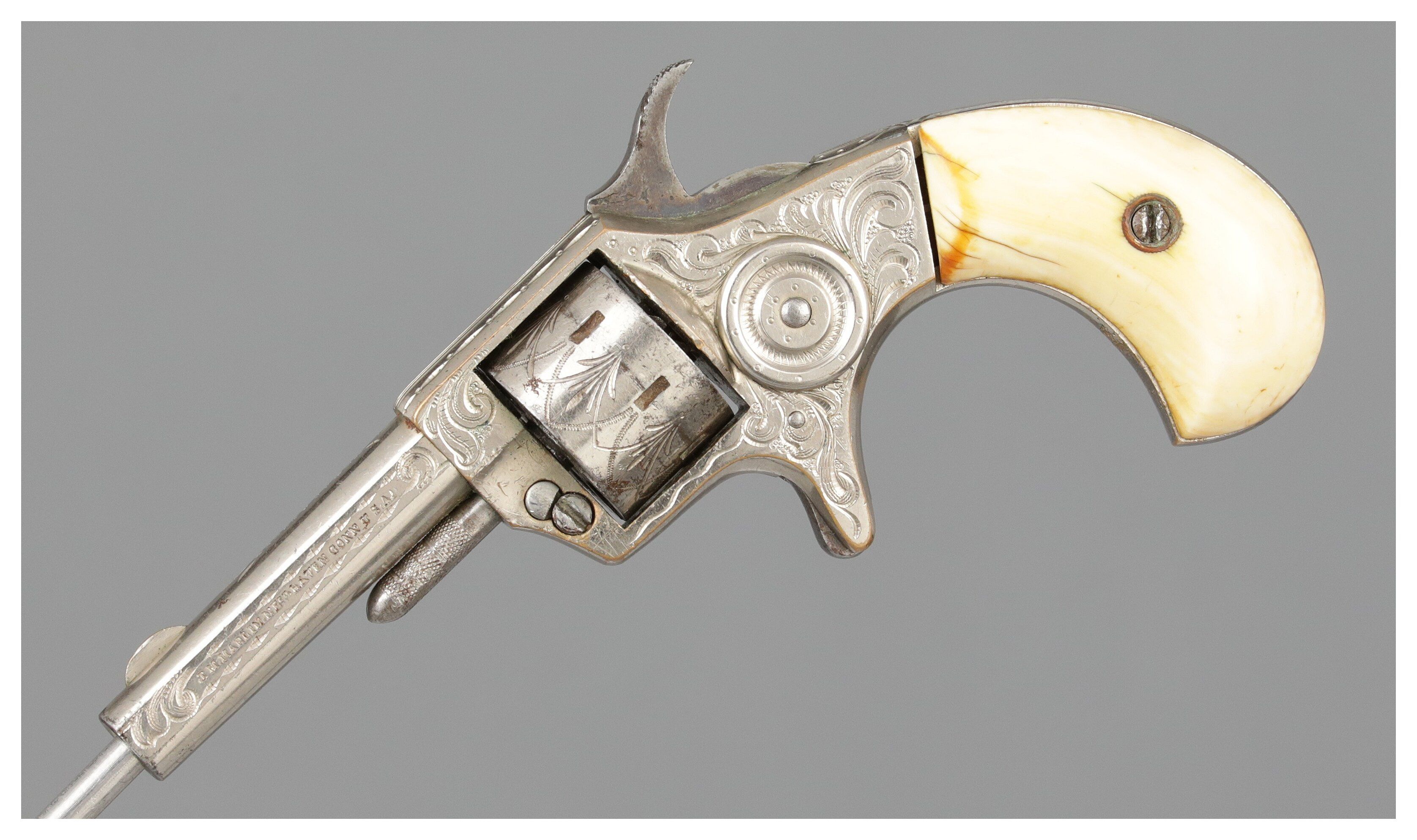 Factory Engraved Marlin Little Joker Spur Trigger Revolver | Rock ...