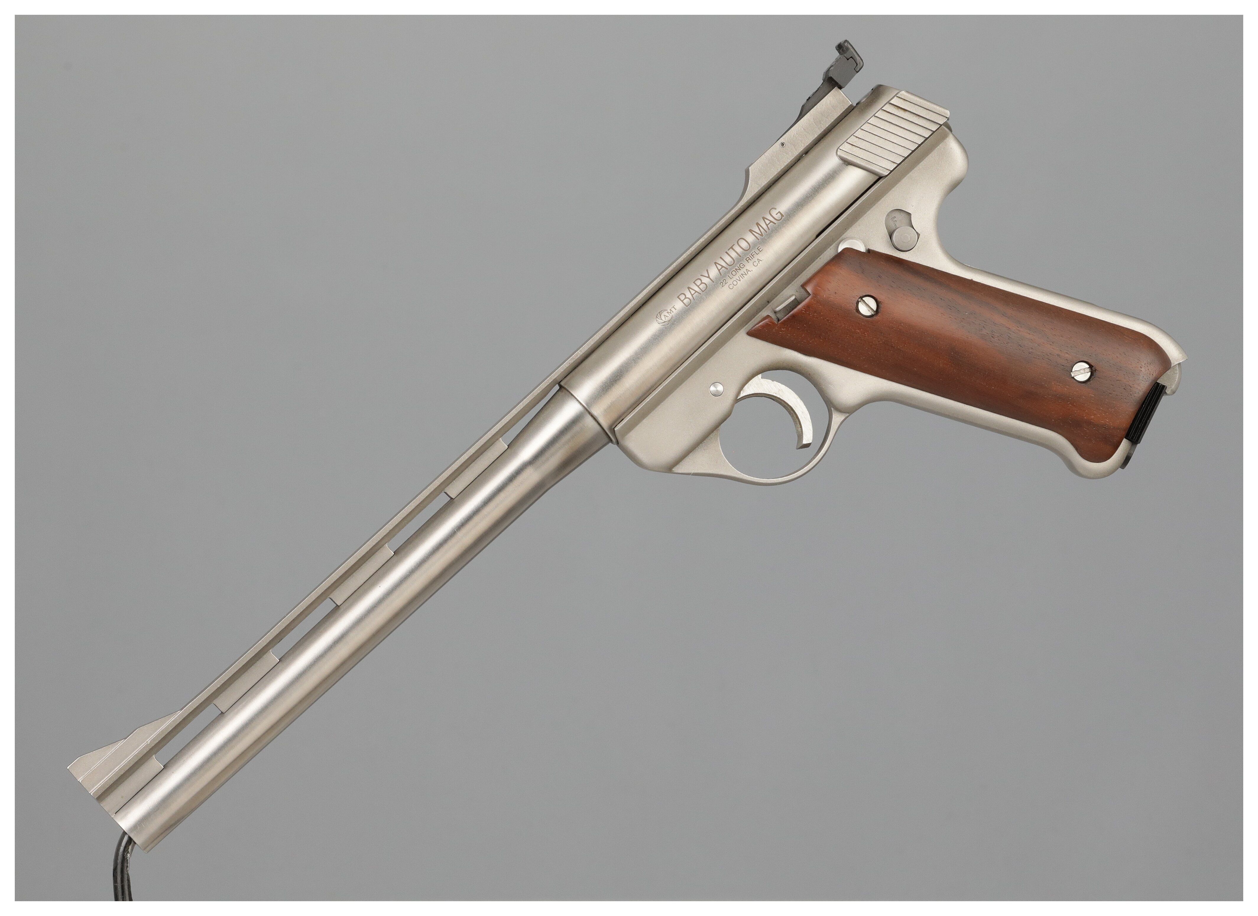 AMT Baby Auto Mag Semi-Automatic Rimfire Pistol | Rock Island Auction