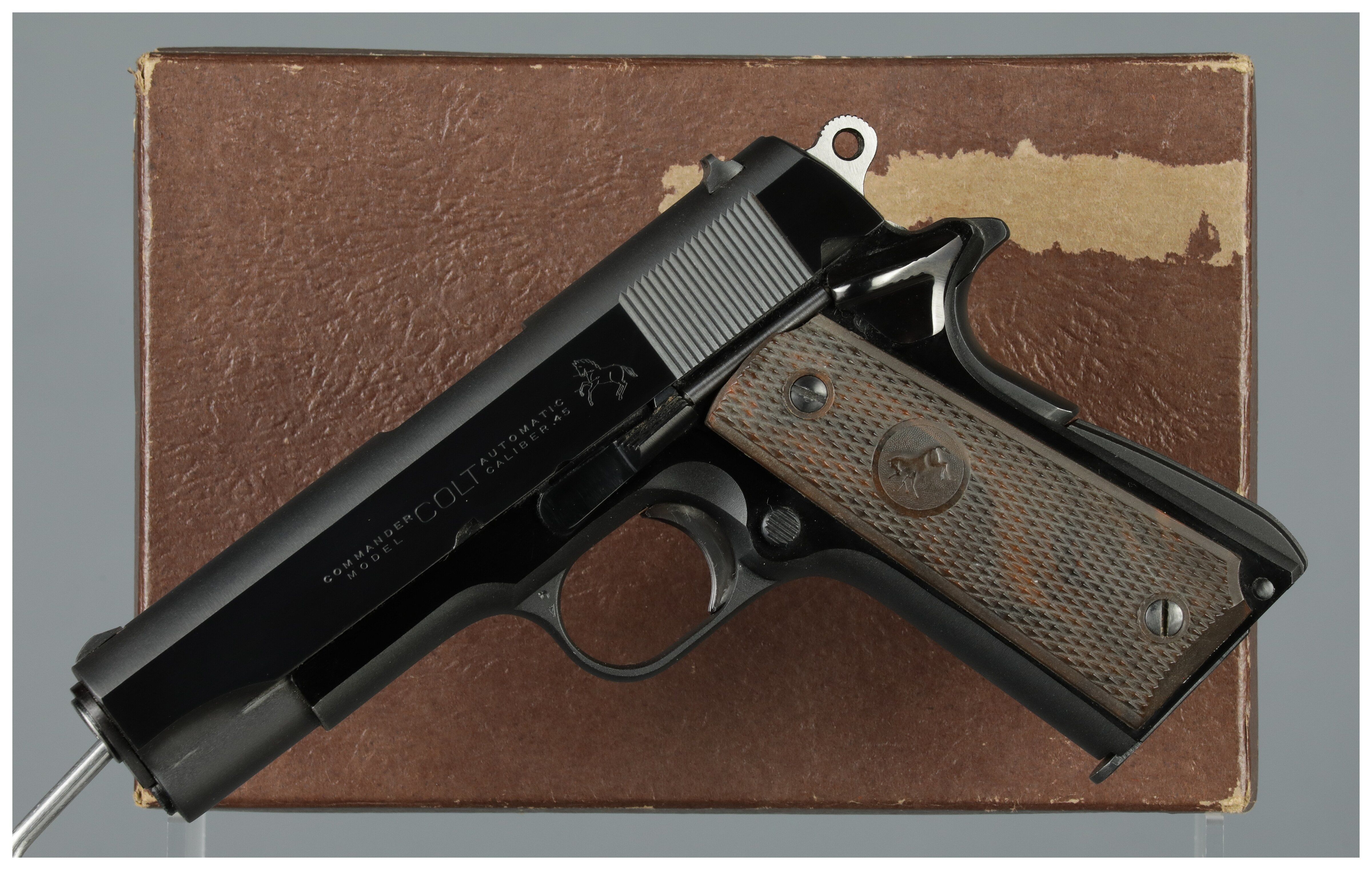 Colt Pre-Series 70 Lightweight Commander Pistol with Box | Rock Island ...
