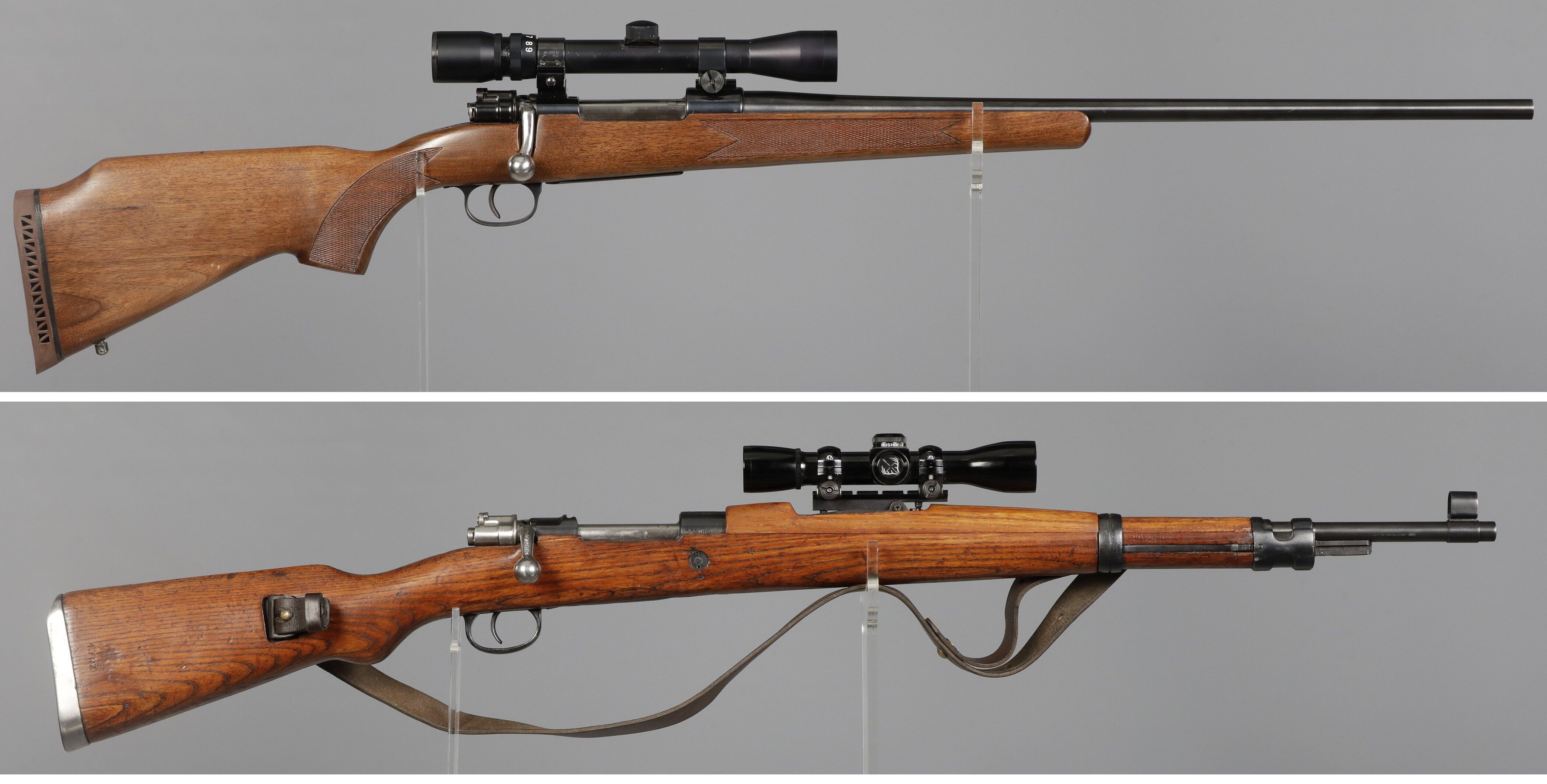Two European Bolt Action Rifles with Scopes | Rock Island Auction