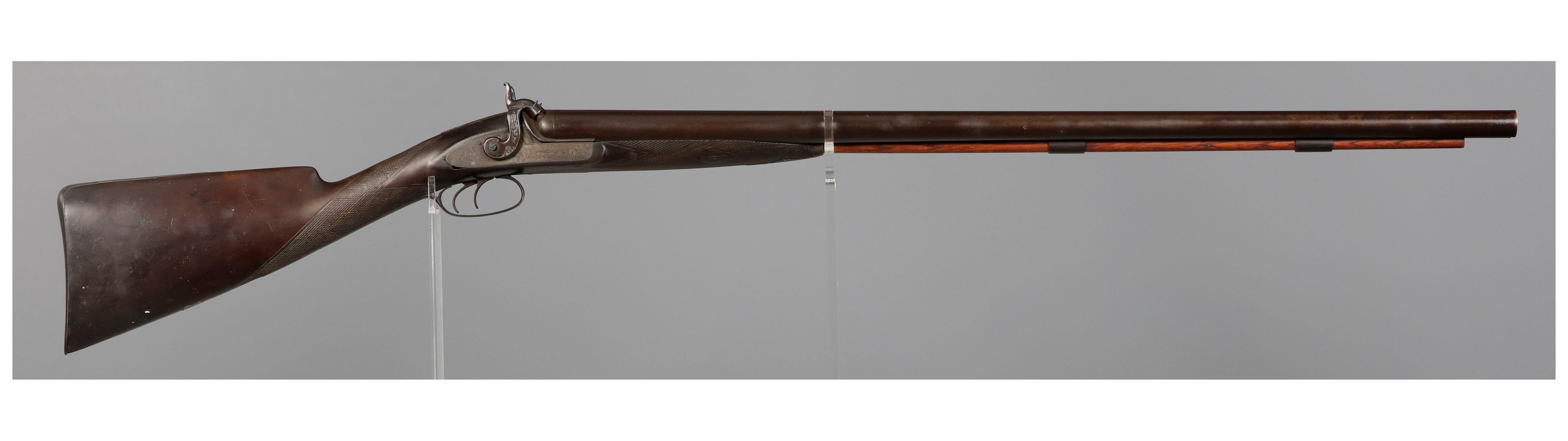 British Redfern 8 Gauge Double Barrel Percussion Shotgun | Rock Island ...