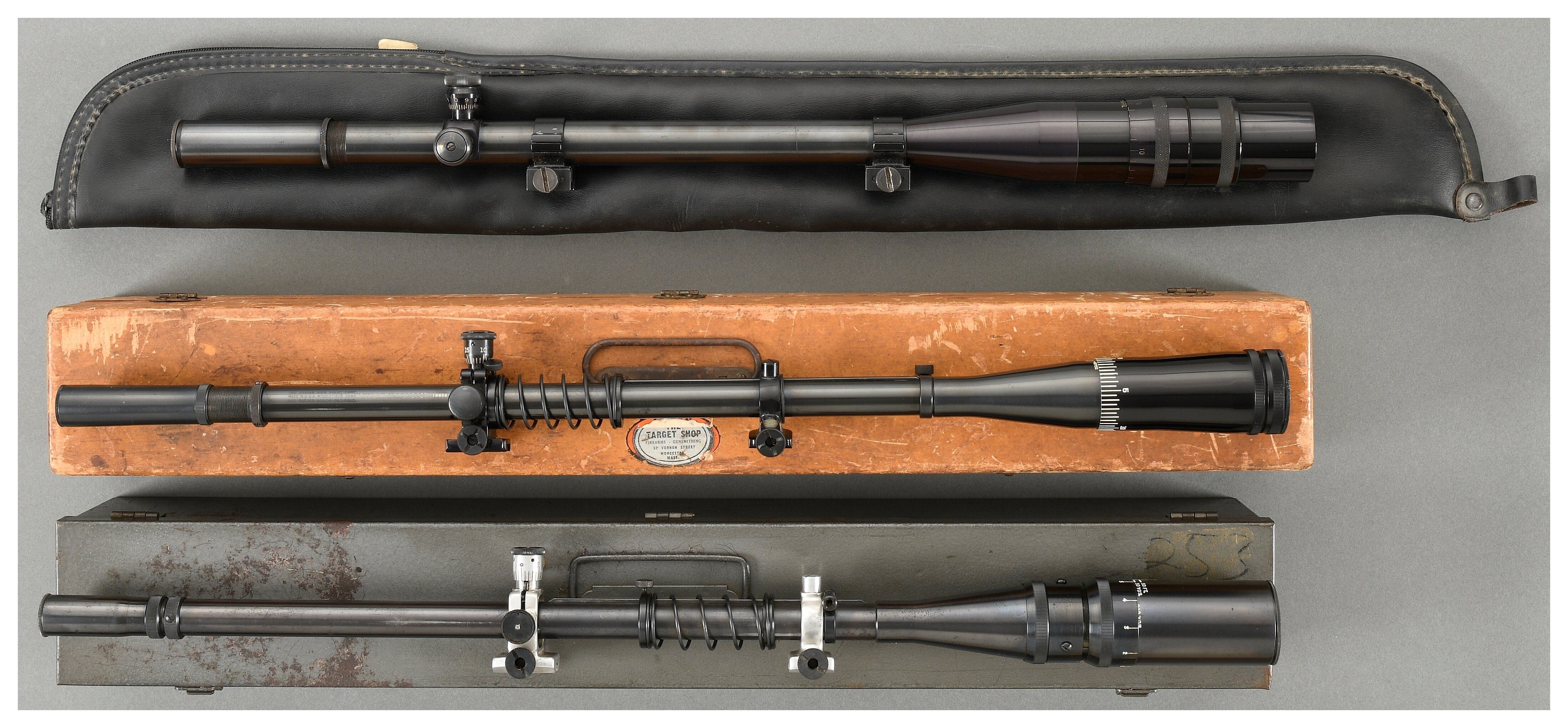 Three American Target Rifle Scopes | Rock Island Auction