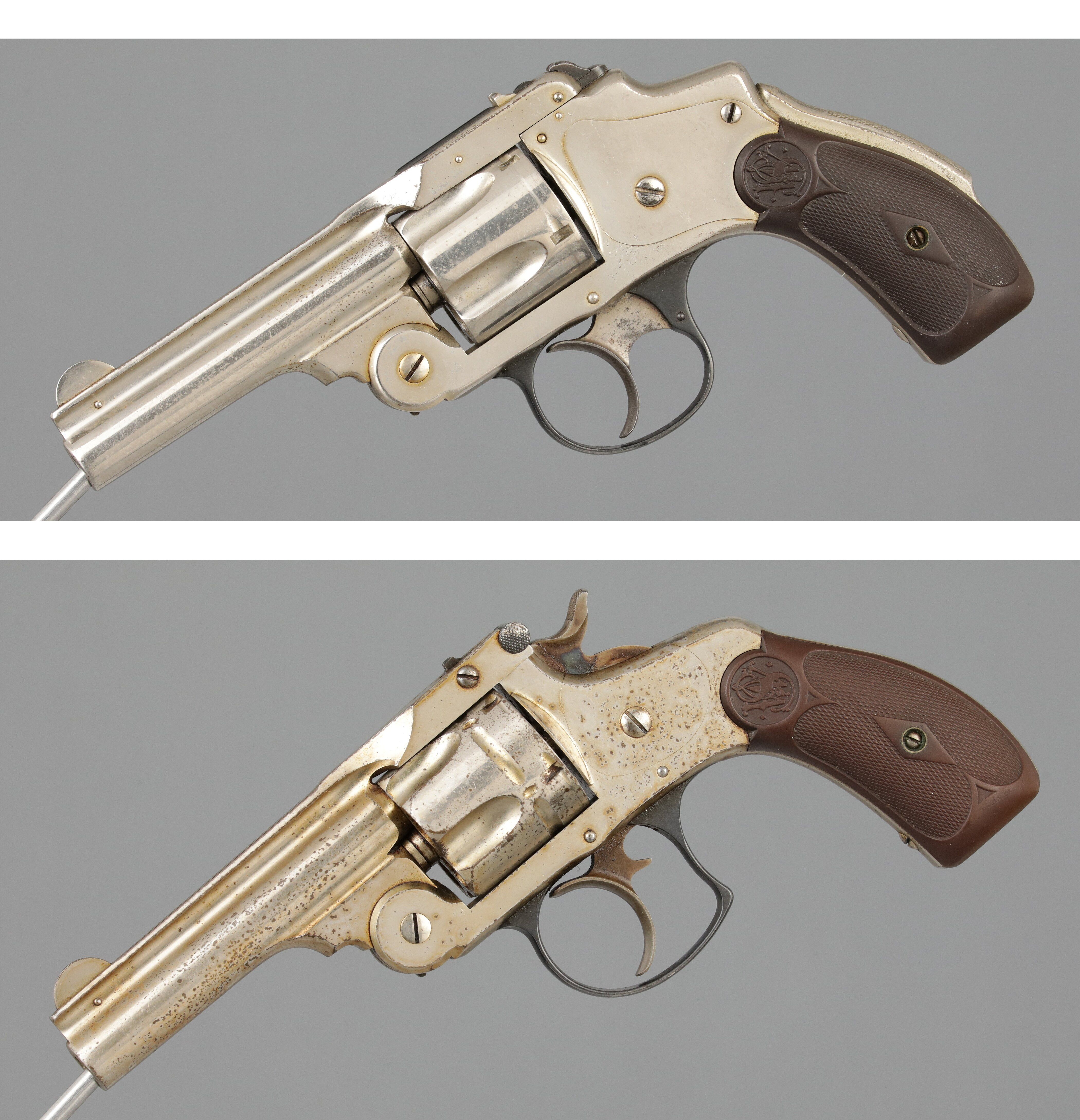 Two Antique Smith & Wesson Double Action Top Break Revolvers | Rock ...